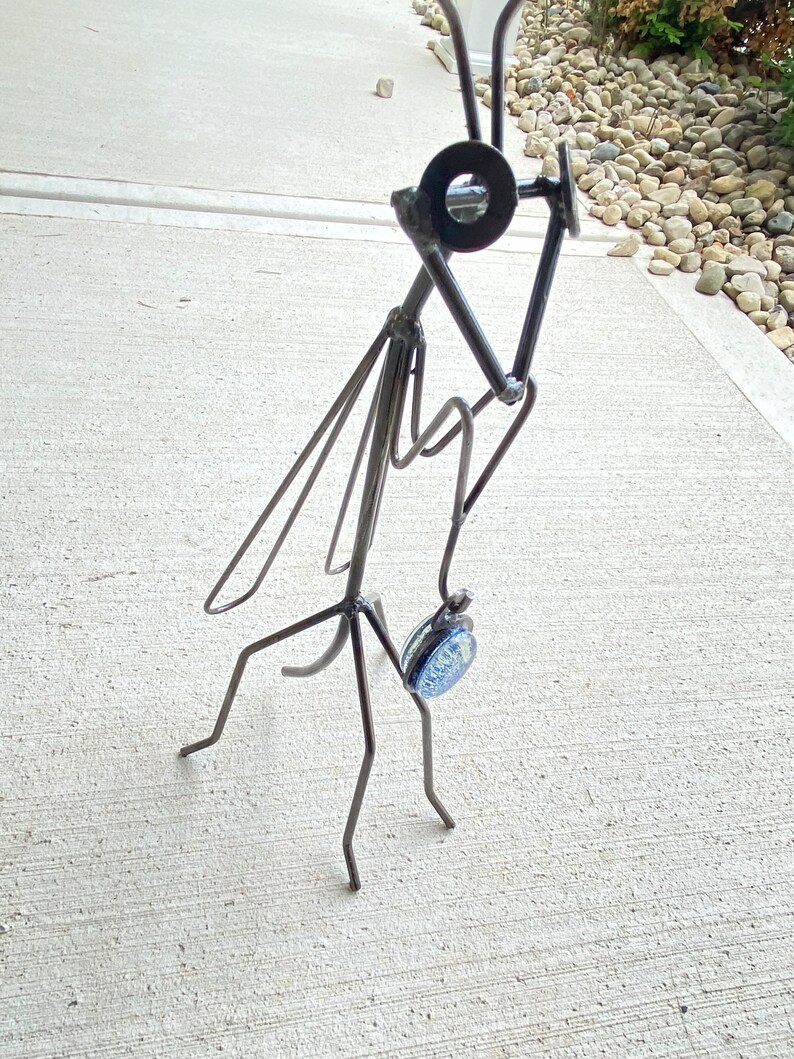 Praying Mantis Mini Size. Holds a Medallion From Hook on Arms. Comes ...