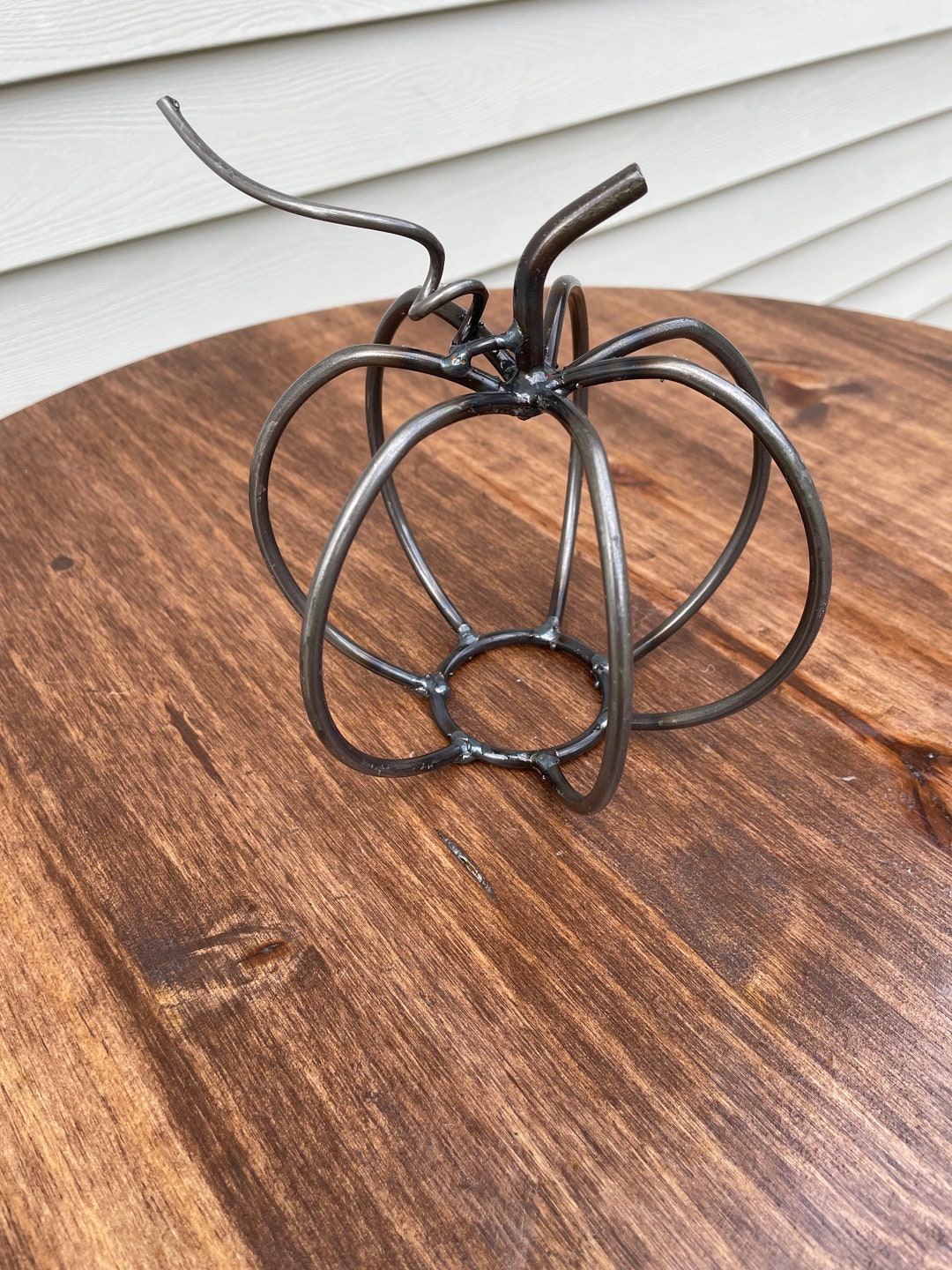 Pumpkin, Metal Pumpkin, Fall Decor Size 2 - Etsy