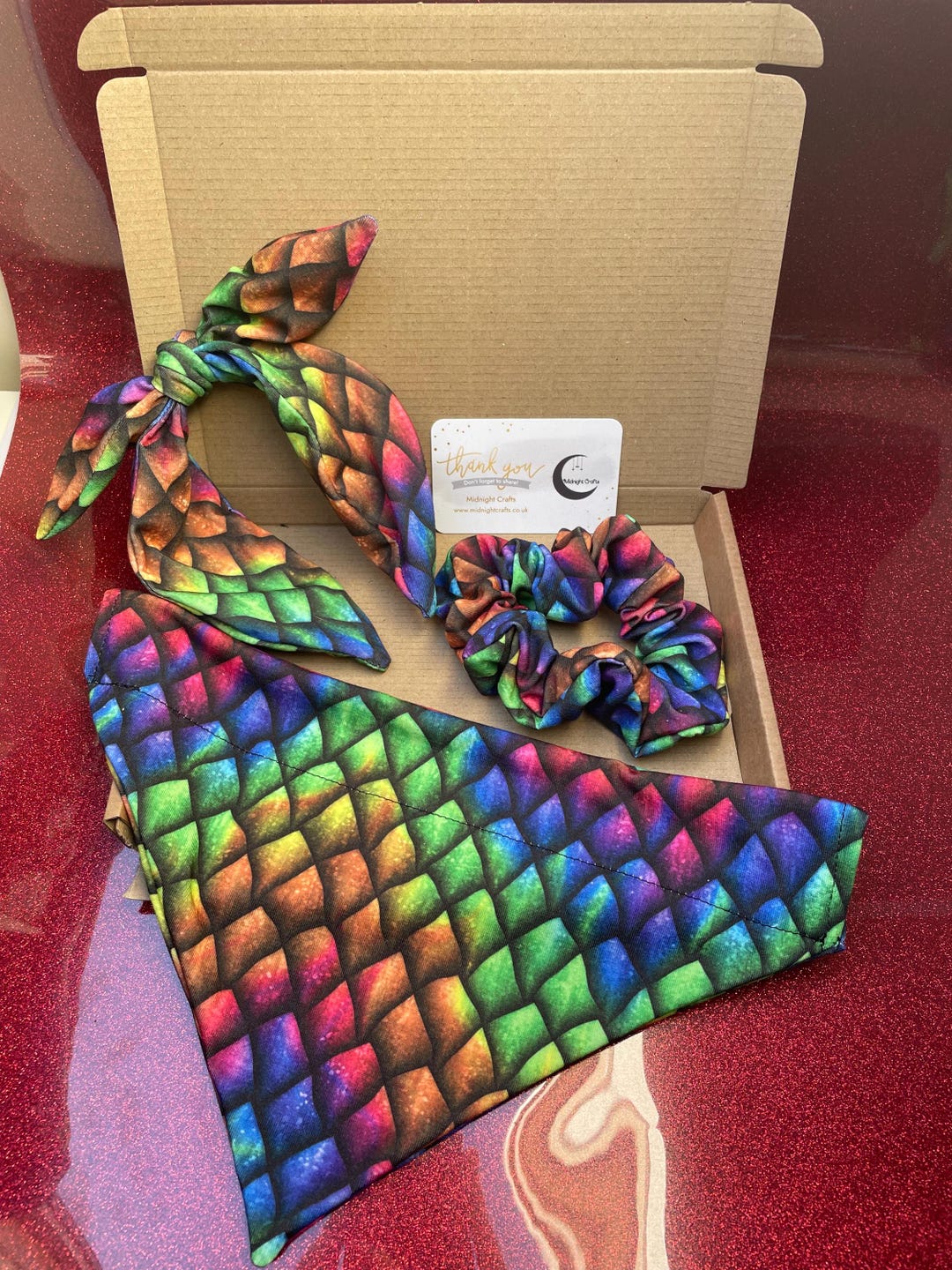 Dragon Scale Bandana - Etsy