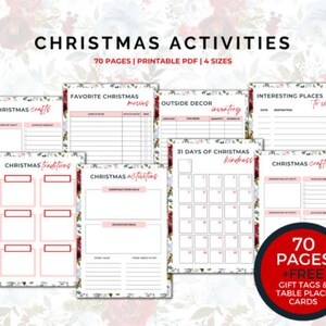 Holiday Printable Christmas Planner, Christmas Holiday Diary to Print ...