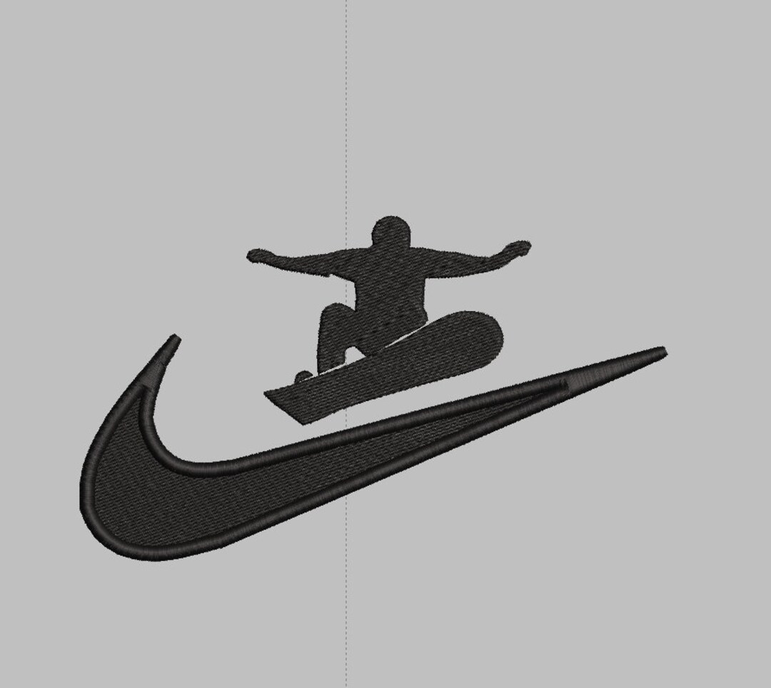 Snowboard Embroidery Design - Etsy
