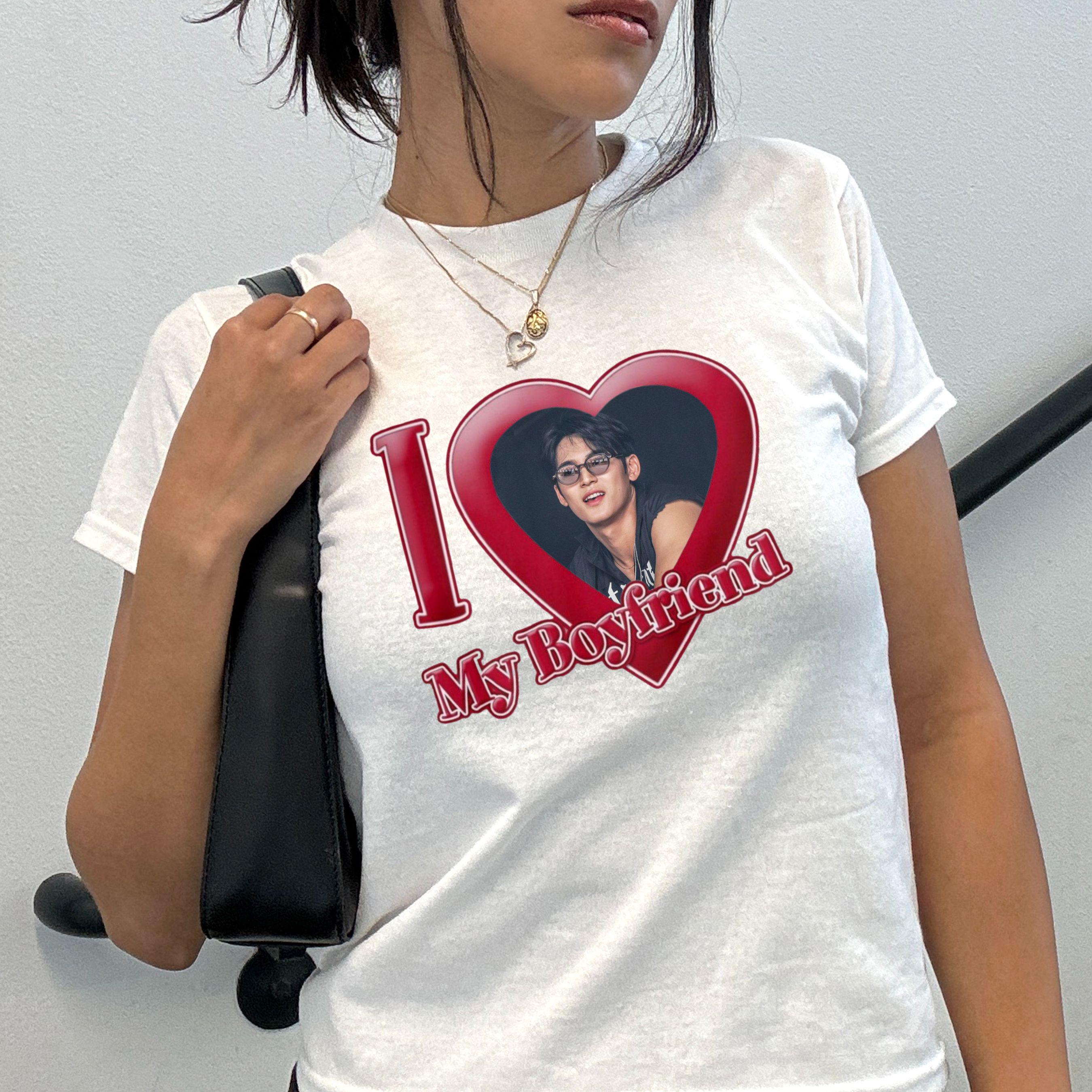 Seventeen Mingyu I Love My Boyfriend Shirt Kpop Shirt, Custom i Love ...