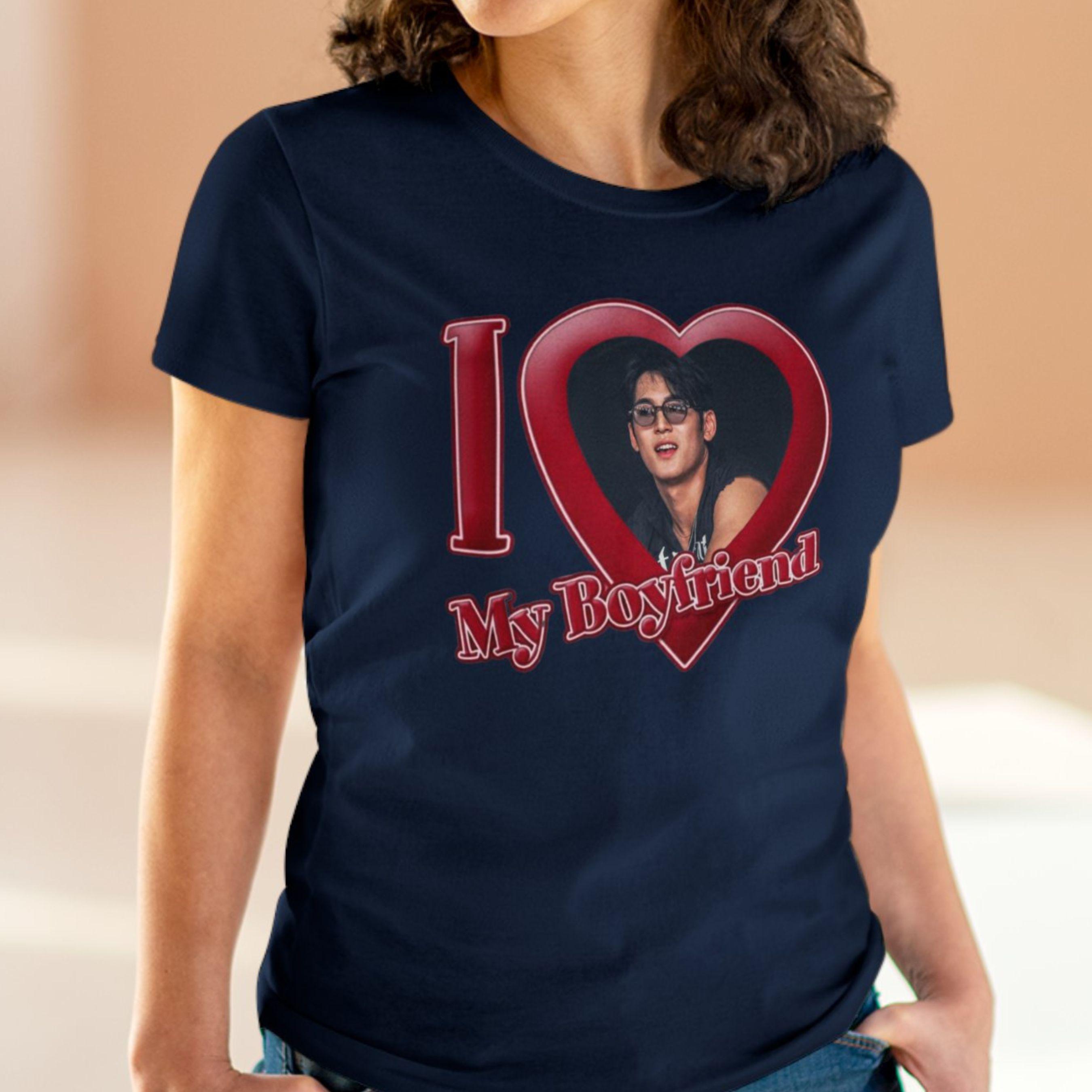 Seventeen Mingyu I Love My Boyfriend Shirt Kpop Shirt, Custom i Love ...