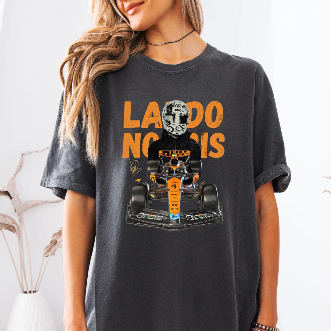 Limited Lando Norris Vintage T-shirt Mclaren F1 Racing Shirt NOR4 Retro ...