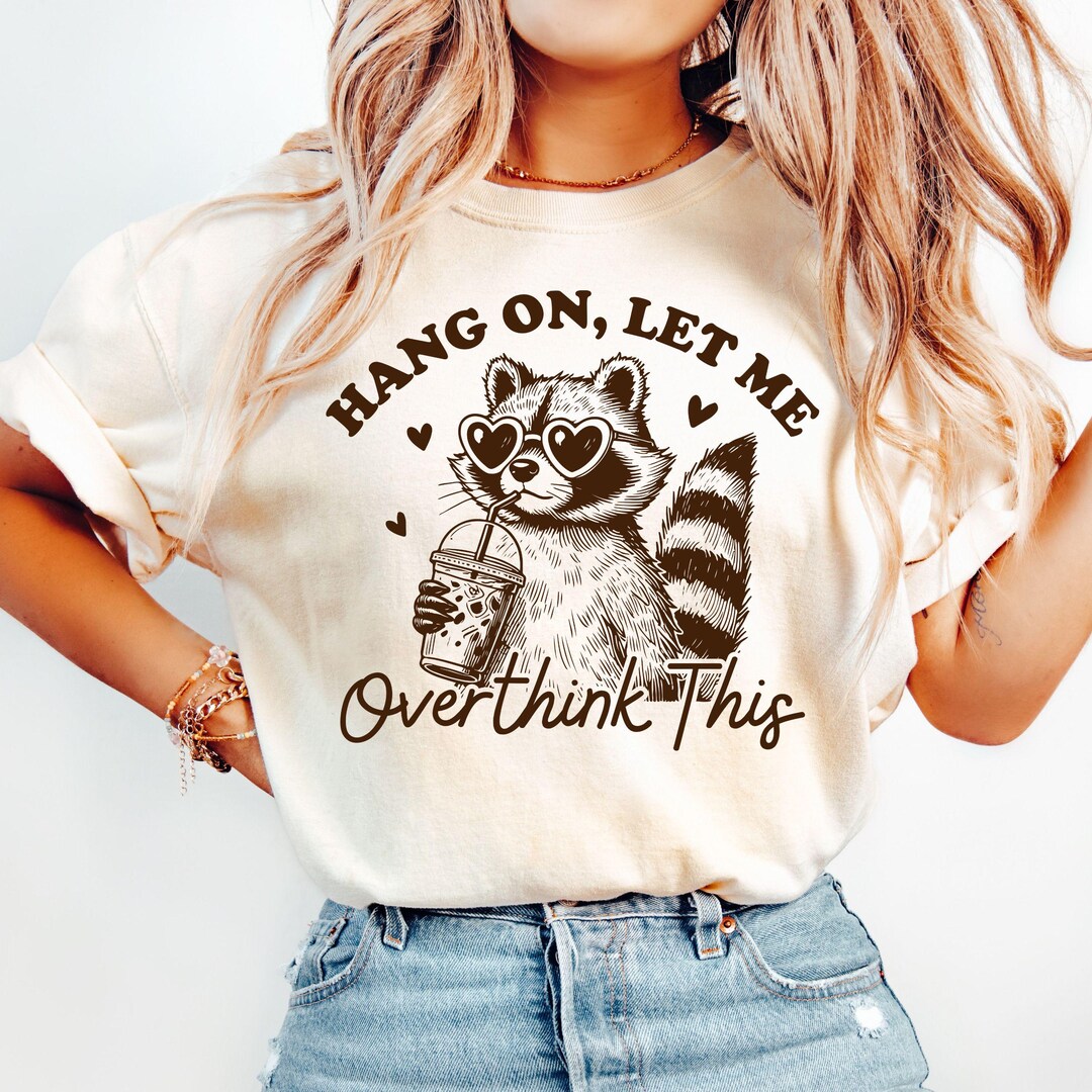 Funny Raccoon Vintage Tshirt 90s Raccoon Shirt Funny Animal Pun Shirt ...