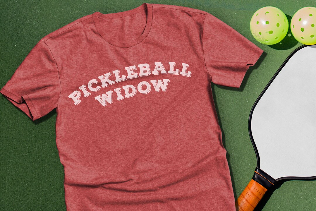 Pickleball Widow T-shirt, Funny Pickleball Shirt, Pickleball Gift for ...