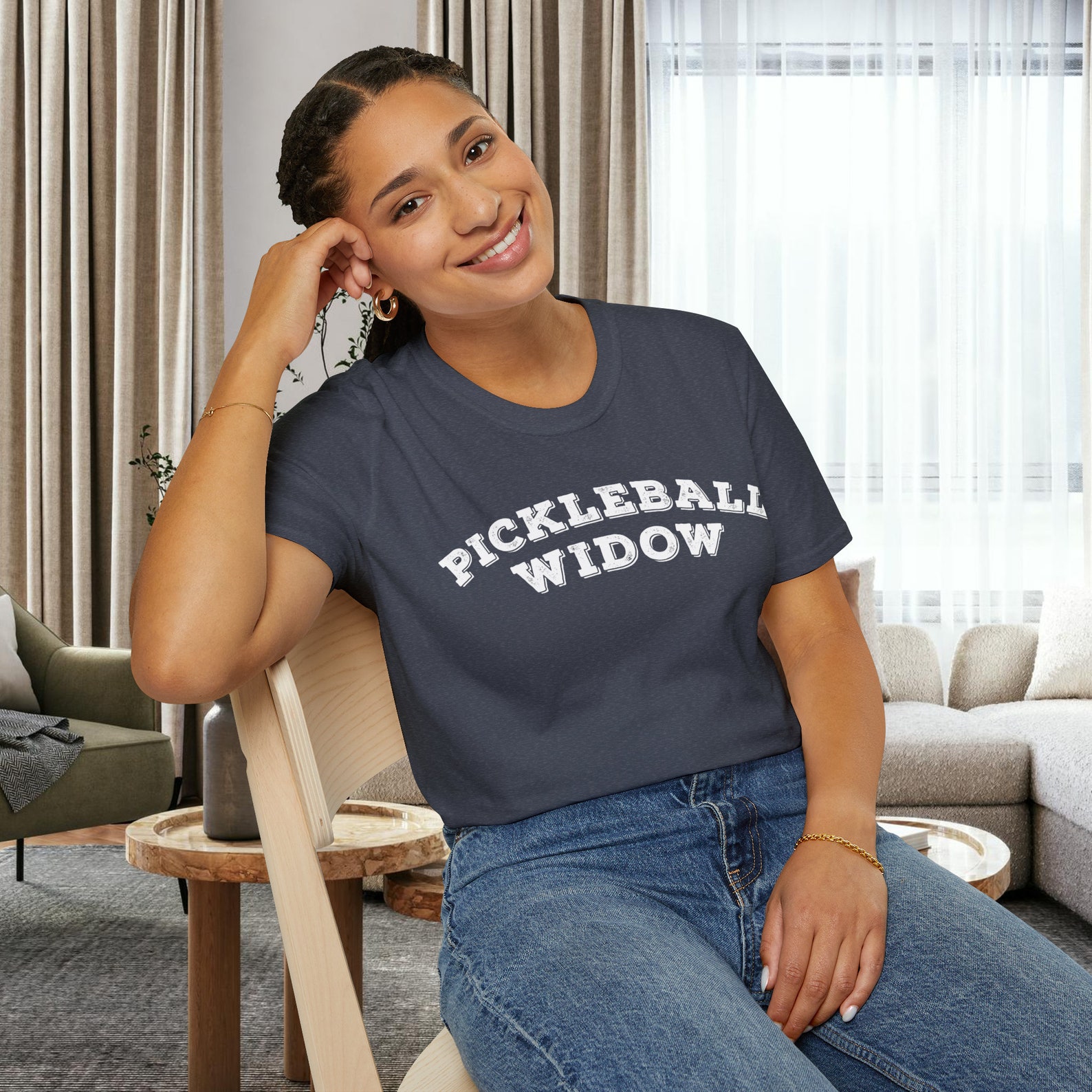 Pickleball Widow T-shirt, Funny Pickleball Shirt, Pickleball Gift for ...