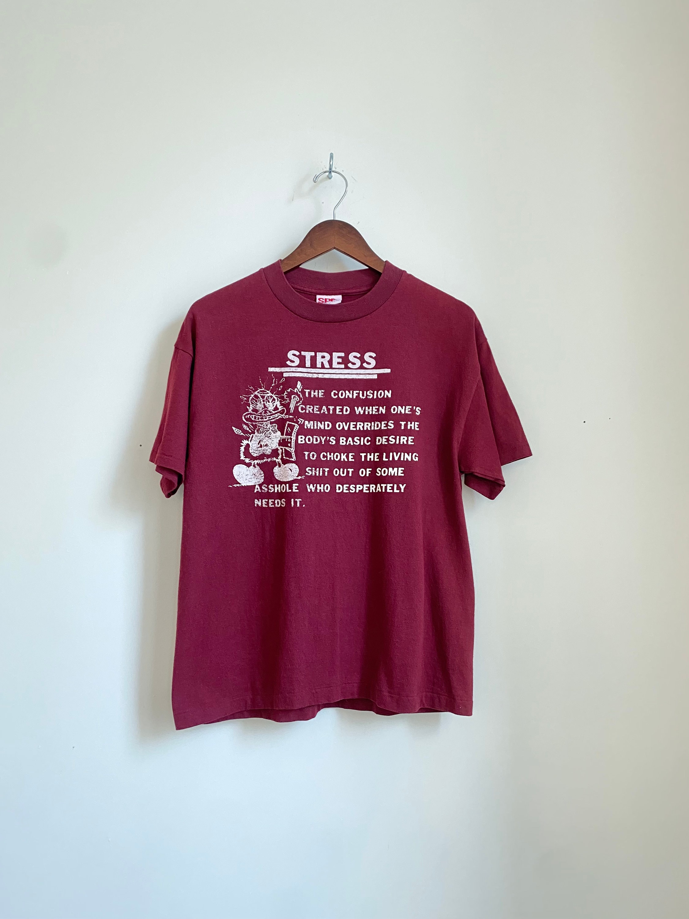 Vintage 1980s 1990s Stressed Out Duck Naughty Tee Large Medium - Etsy