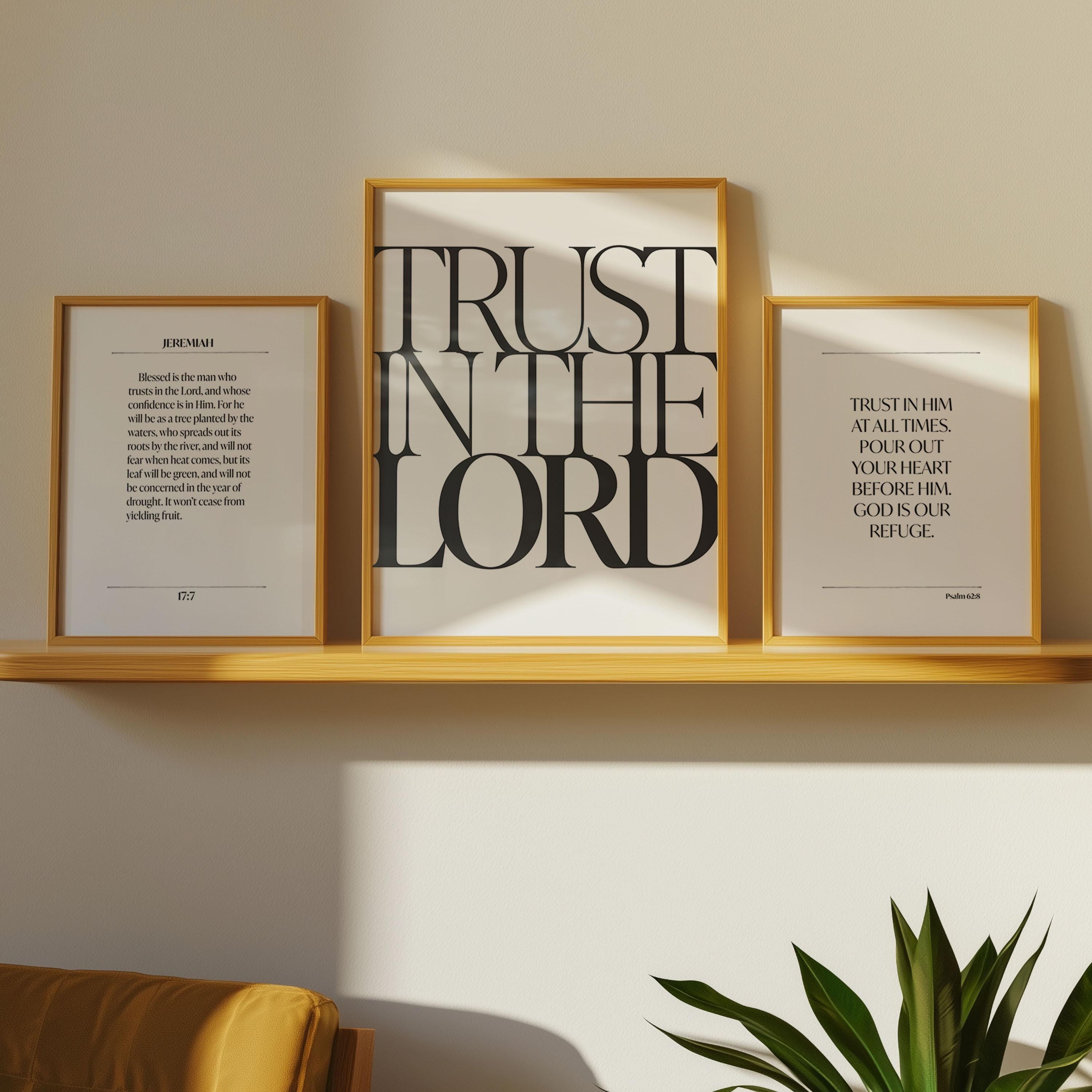 Christian Scripture Wall Art Set – Minimalist Bible Verse Posters ...