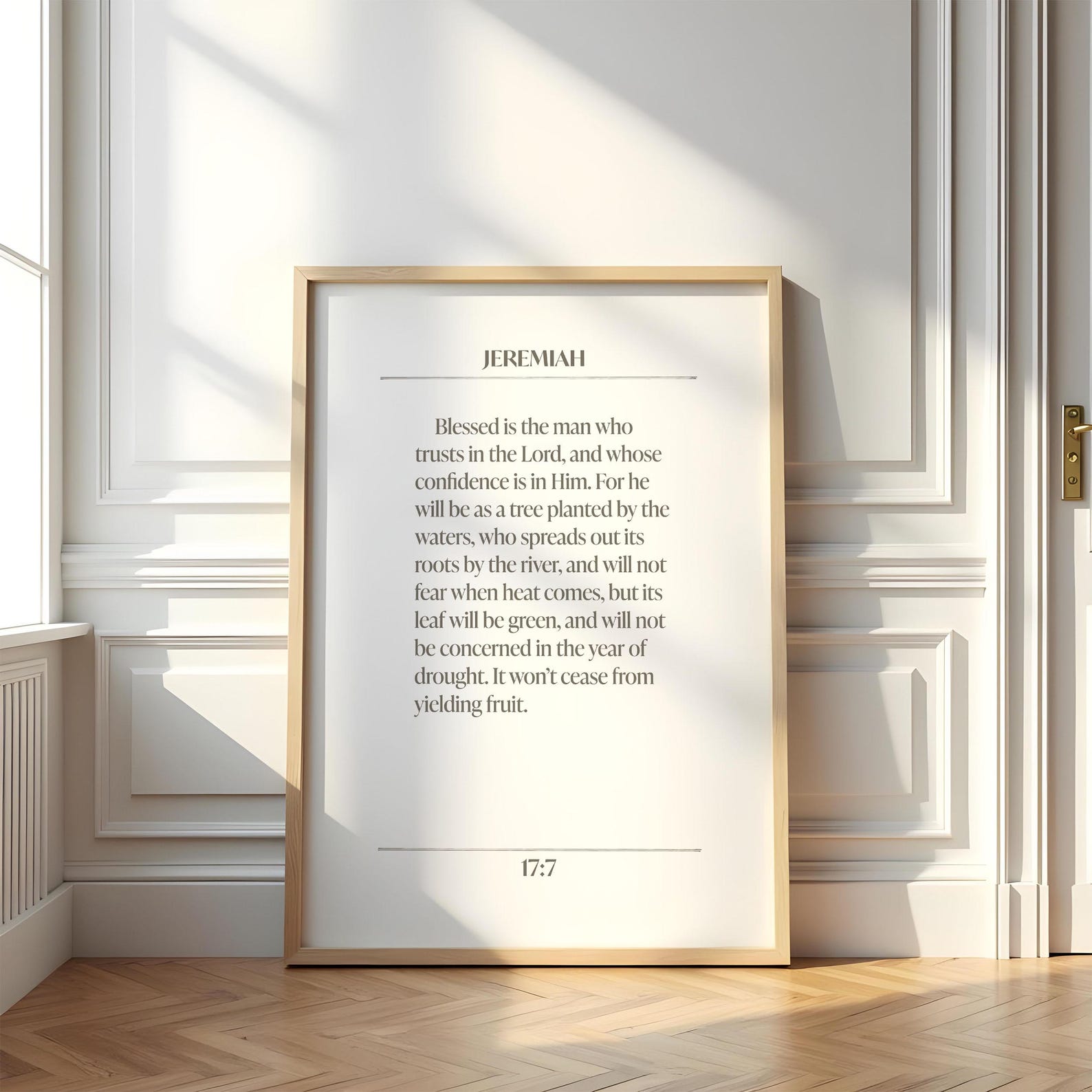 Christian Scripture Wall Art Set – Minimalist Bible Verse Posters ...