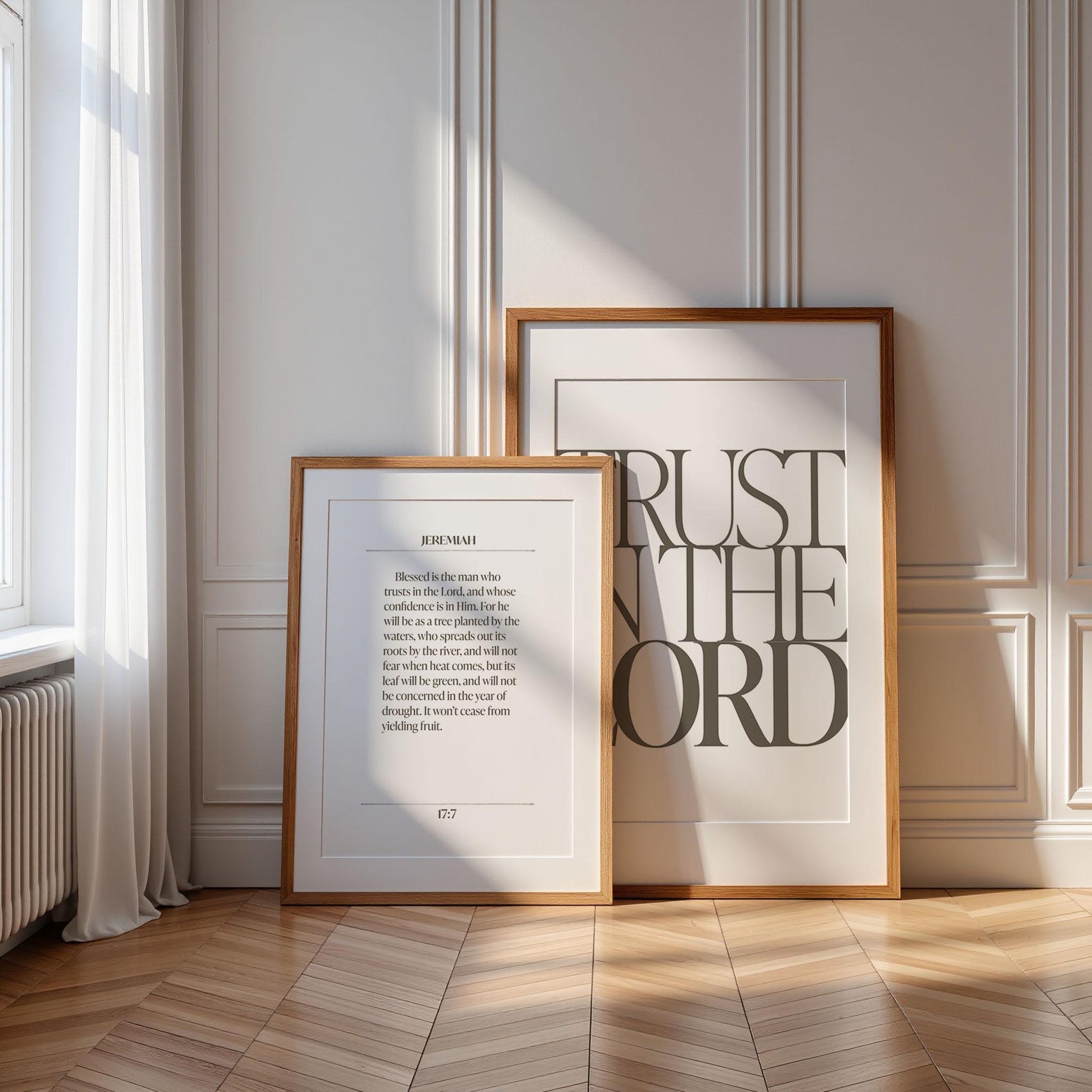 Christian Scripture Wall Art Set – Minimalist Bible Verse Posters ...