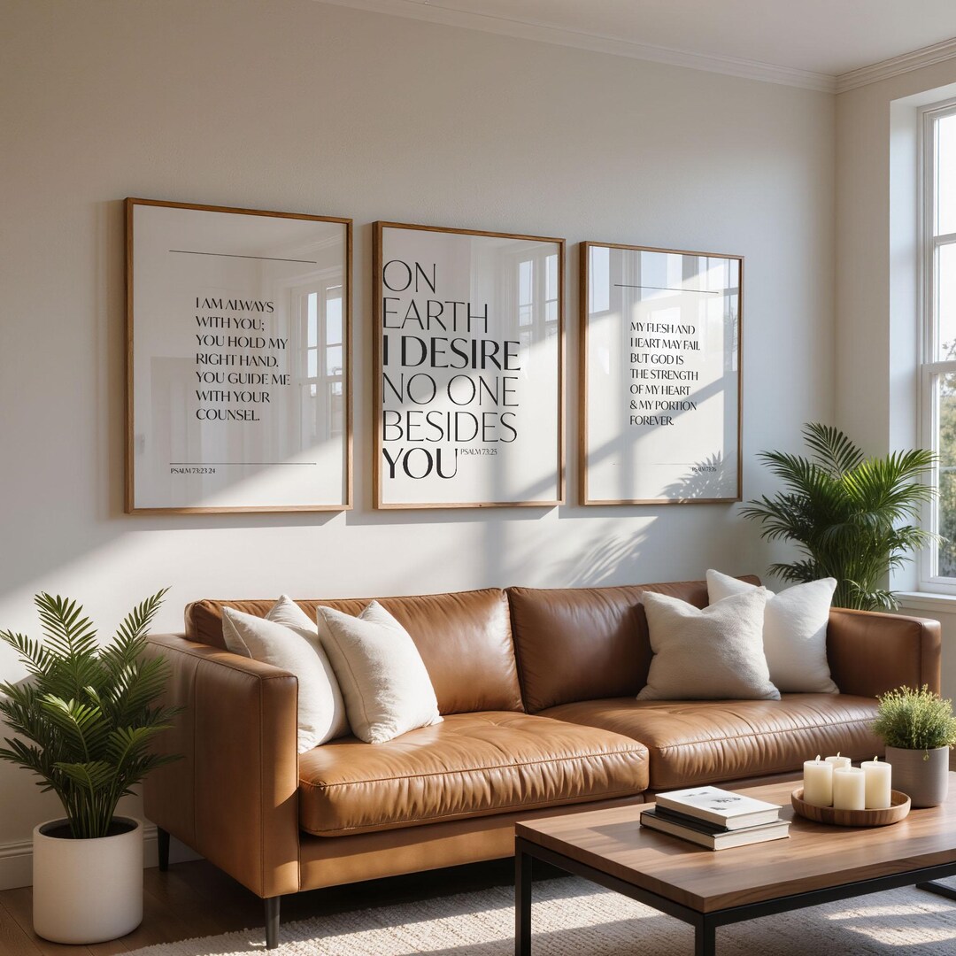 Psalm 73:23–26 Wall Art Printable | I Desire No One Beside You ...