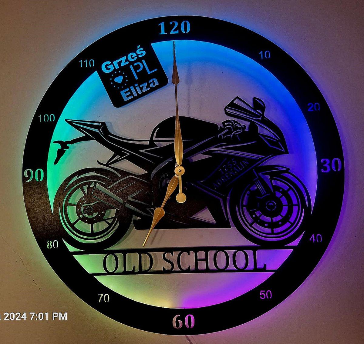 Beautiful Speeder Clock, Digital File, Laser Cut, Large Size, Leds ...