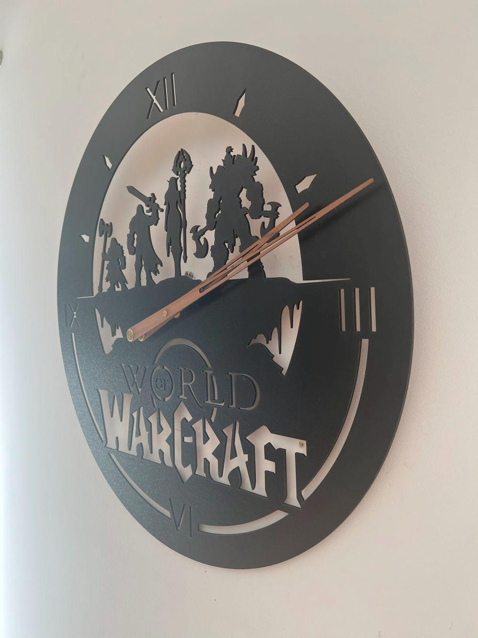 Wow Clock, Laser Cut Files, World of Warcraft, Vector - Etsy