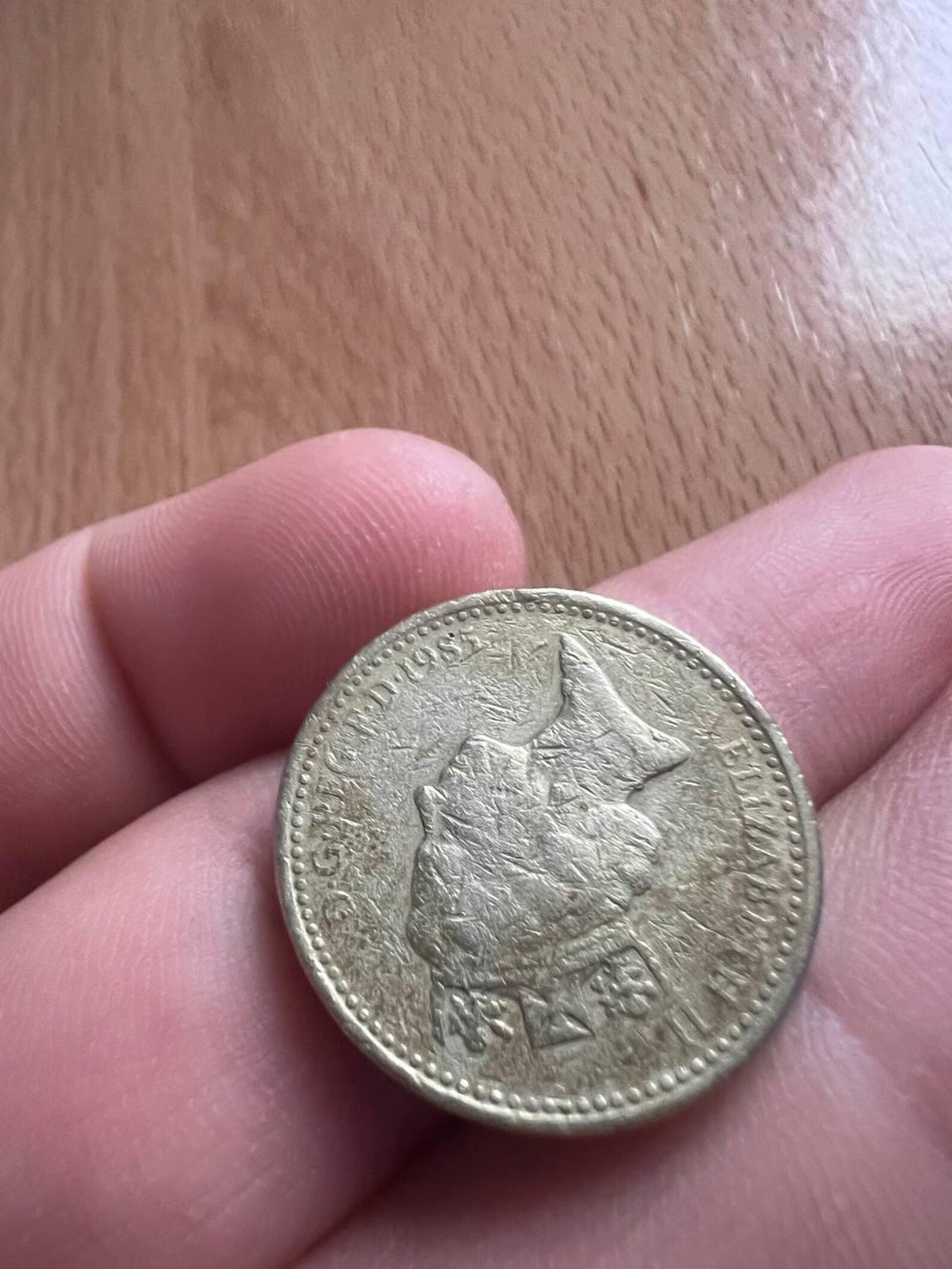 RARE One Pound 1985 Elizabeth ,rare One Pound Coin, Collectible Coin ...