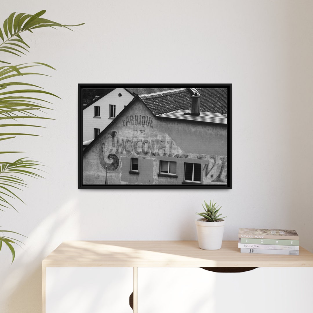 Old Chocolate Factory Building 1 original Photograph, Matte Canvas ...
