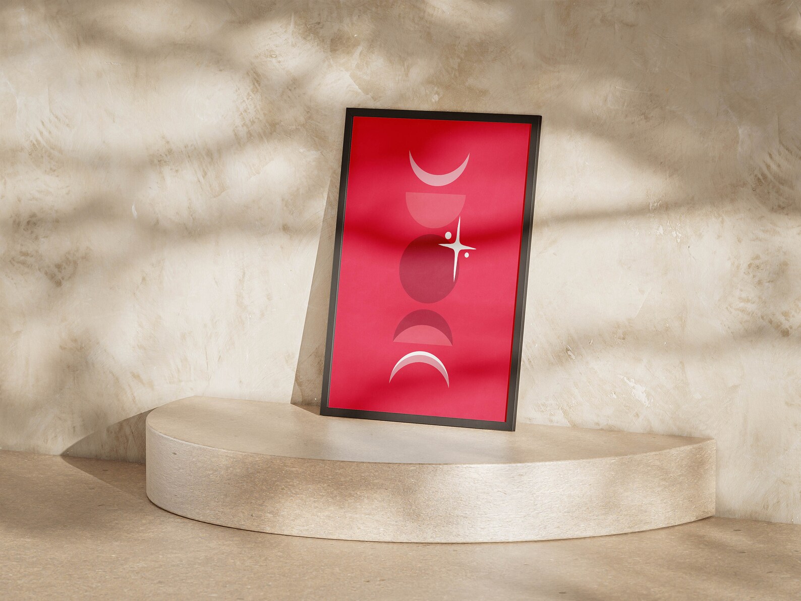 Sparkly Moon Phases Wall Art, JPG Instant Download, Maximalist ...