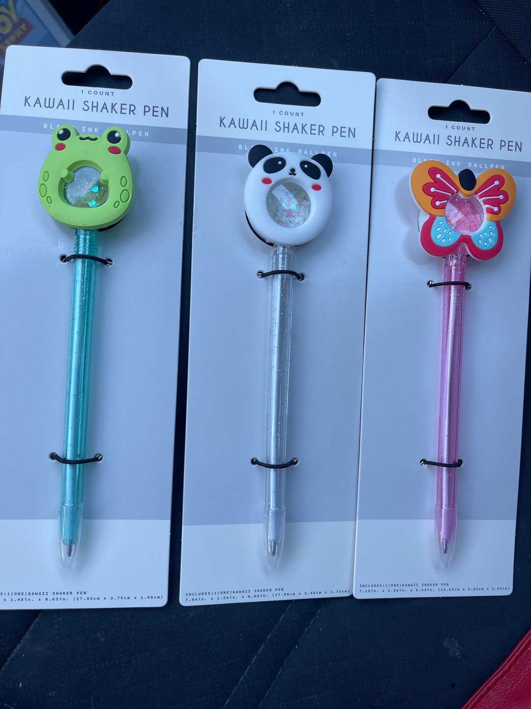 NEW FROG KAWAII Shaker Pen Panda Pen Butterfly Pen Lot of 3 - Etsy