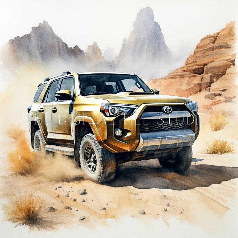 12 Toyota 4runner High-quality Designs PNGJPGPDF Clip Art , Journaling ...