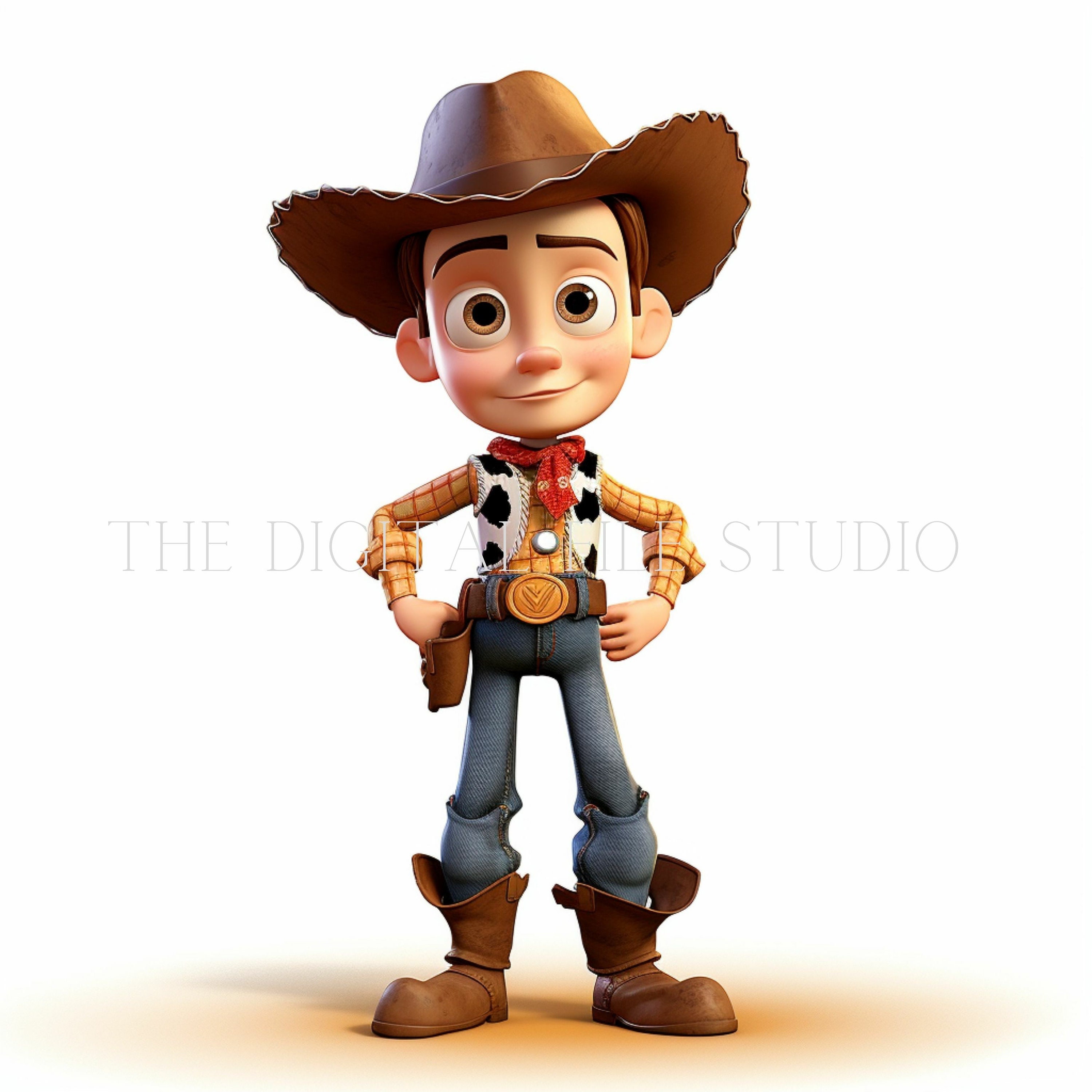 12 Cartoon Cowboy High-quality Designs PNGJPGPDF Clip Art 12 Digital ...