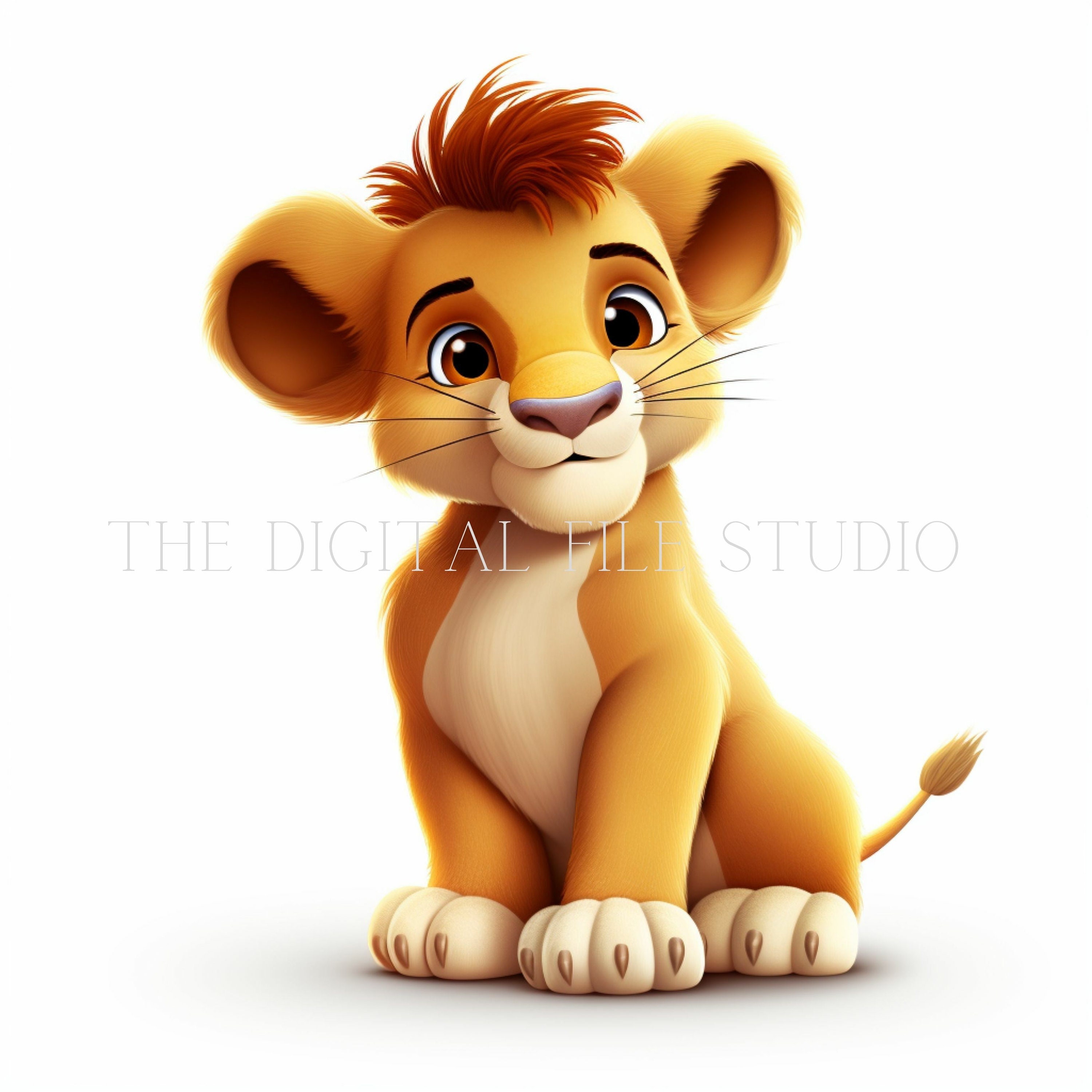 12 Cartoon Lion High-quality Designs PNGJPGPDF Clip Art 12 Digital ...