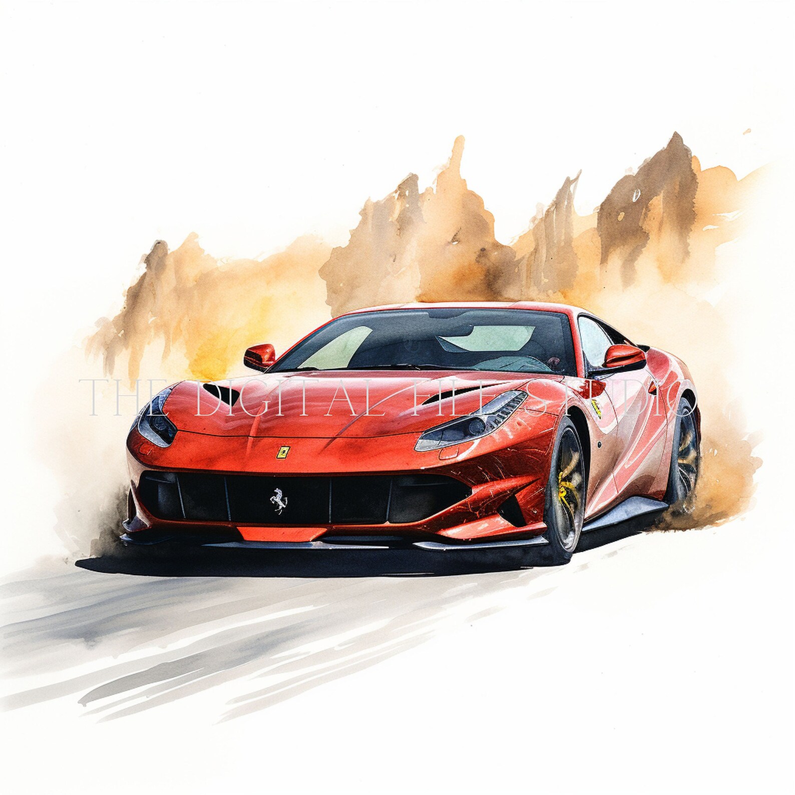 12 Ferrari 812 Competizione High-quality Designs PNGJPGPDF Clip Art ...