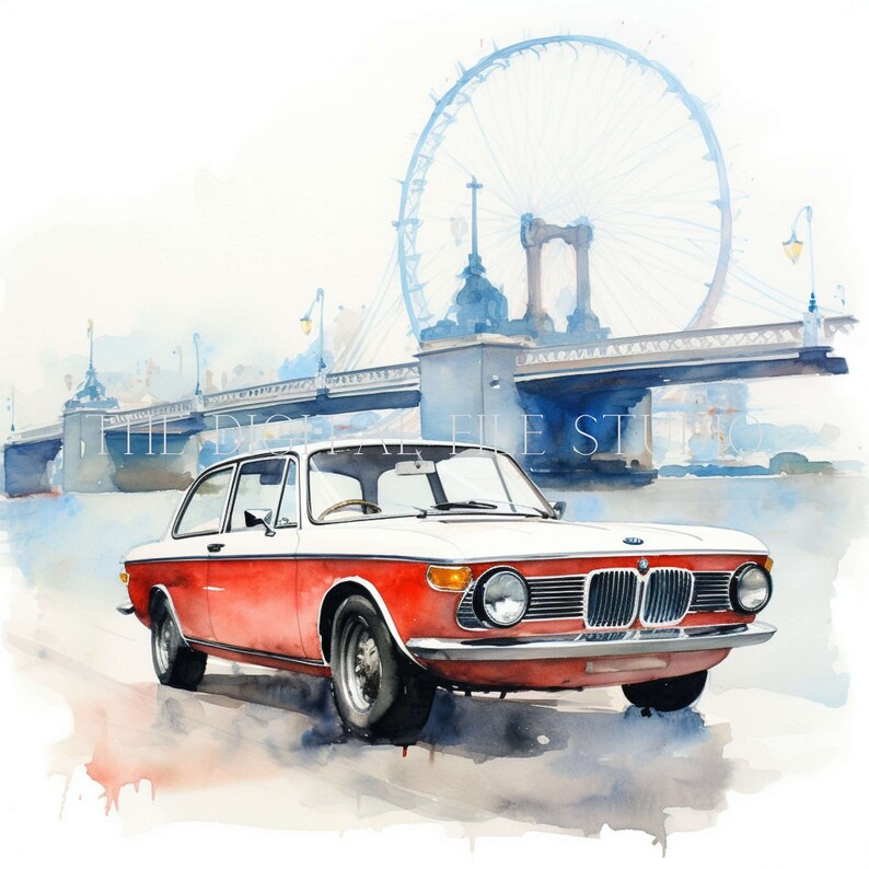 12 High-quality Designs of BMW E9 Clip Art 12 PNGJPG Digital ...