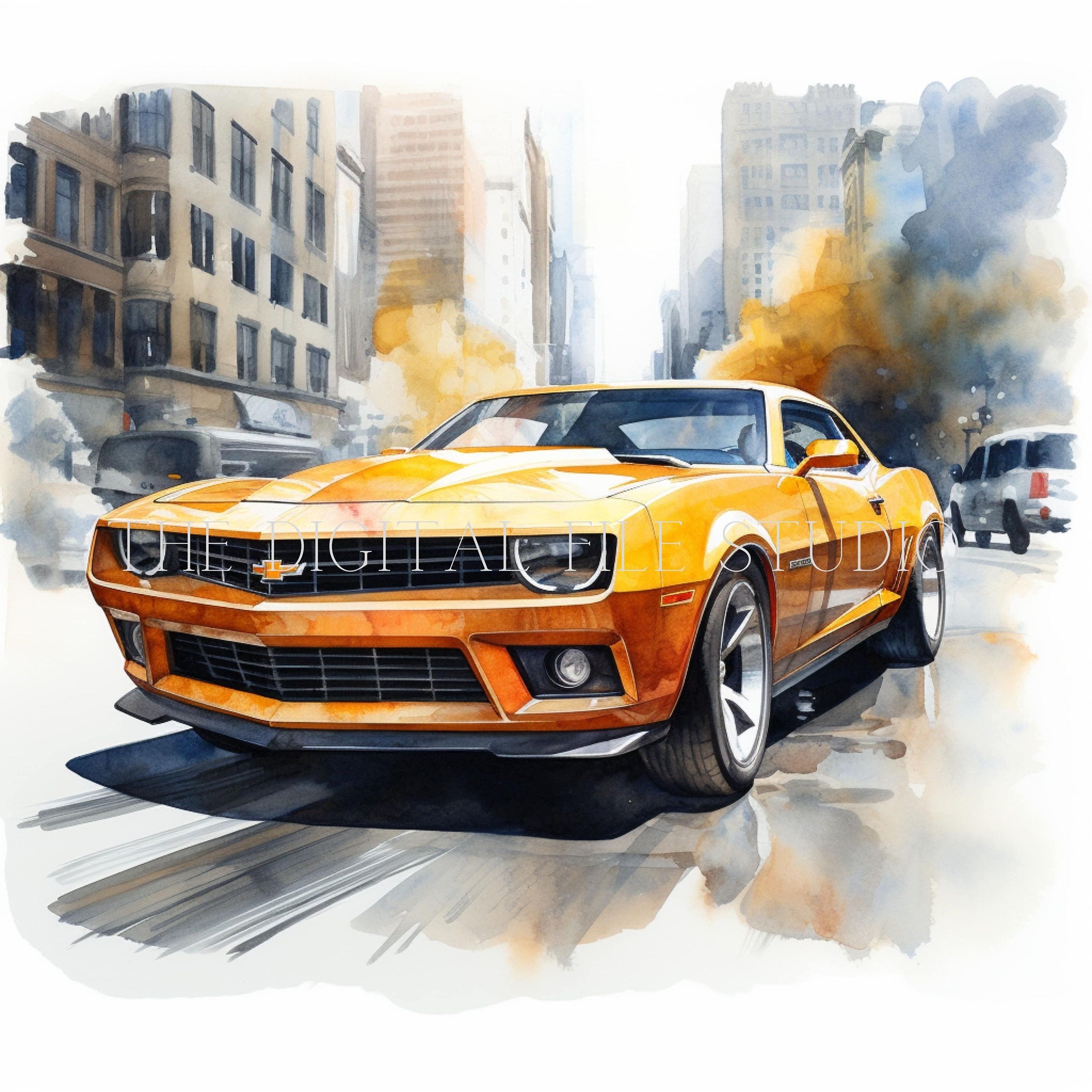 12 High-quality Designs of Chevrolet Camaro Clip Art 12 PNGJPGPDF ...