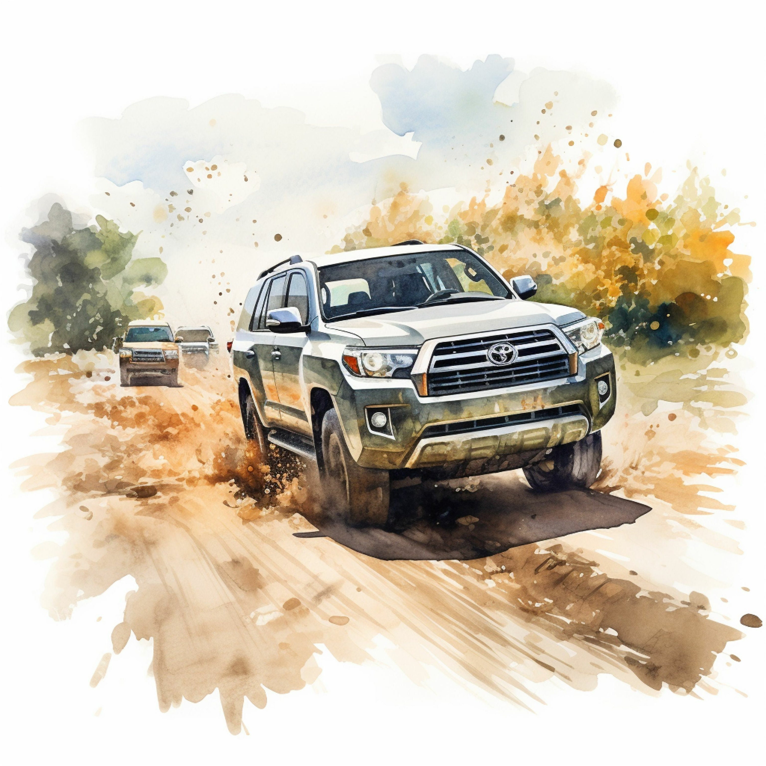 12 Toyota 4runner High-quality Designs PNGJPGPDF Clip Art , Journaling ...