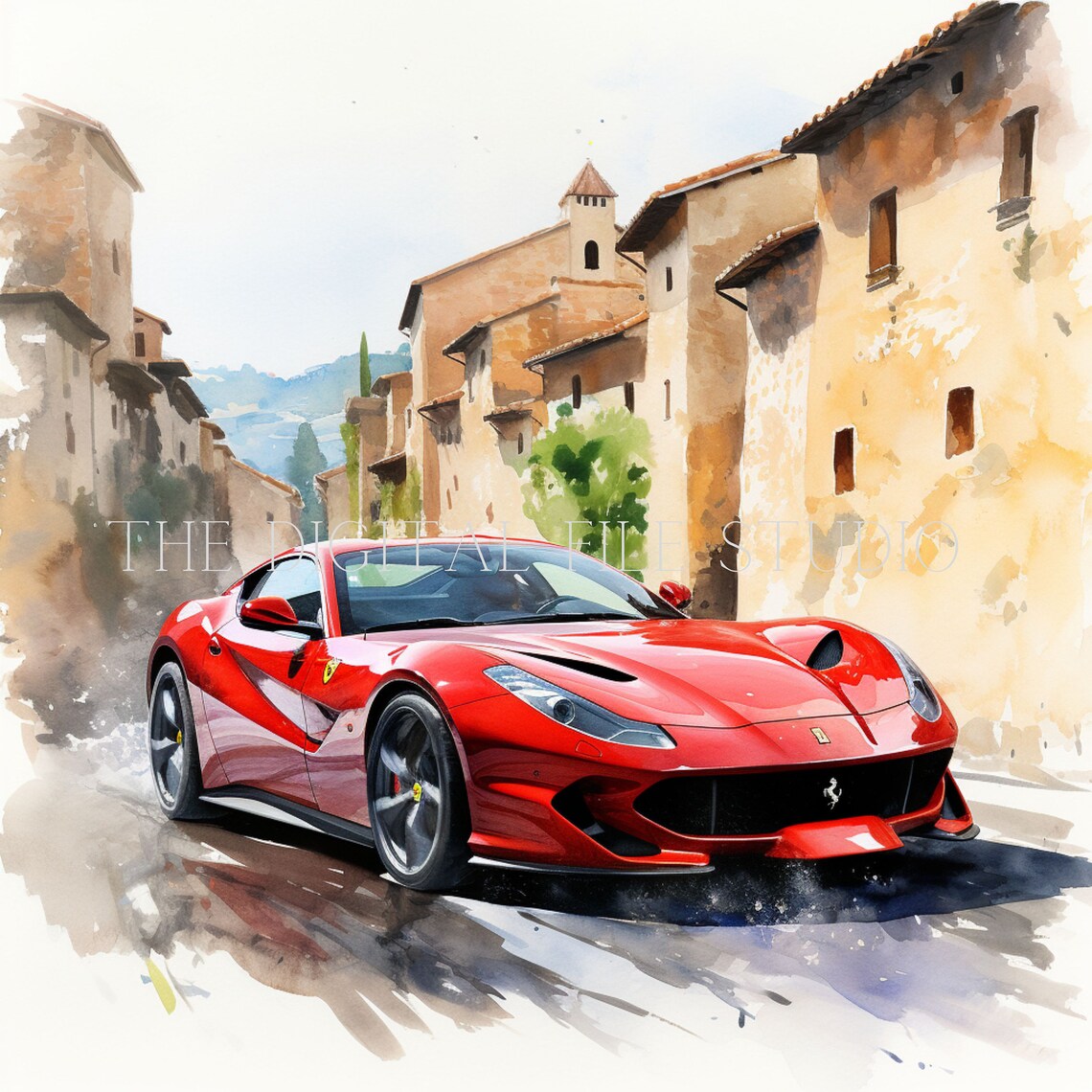 12 Ferrari 812 Competizione High-quality Designs PNGJPGPDF Clip Art ...