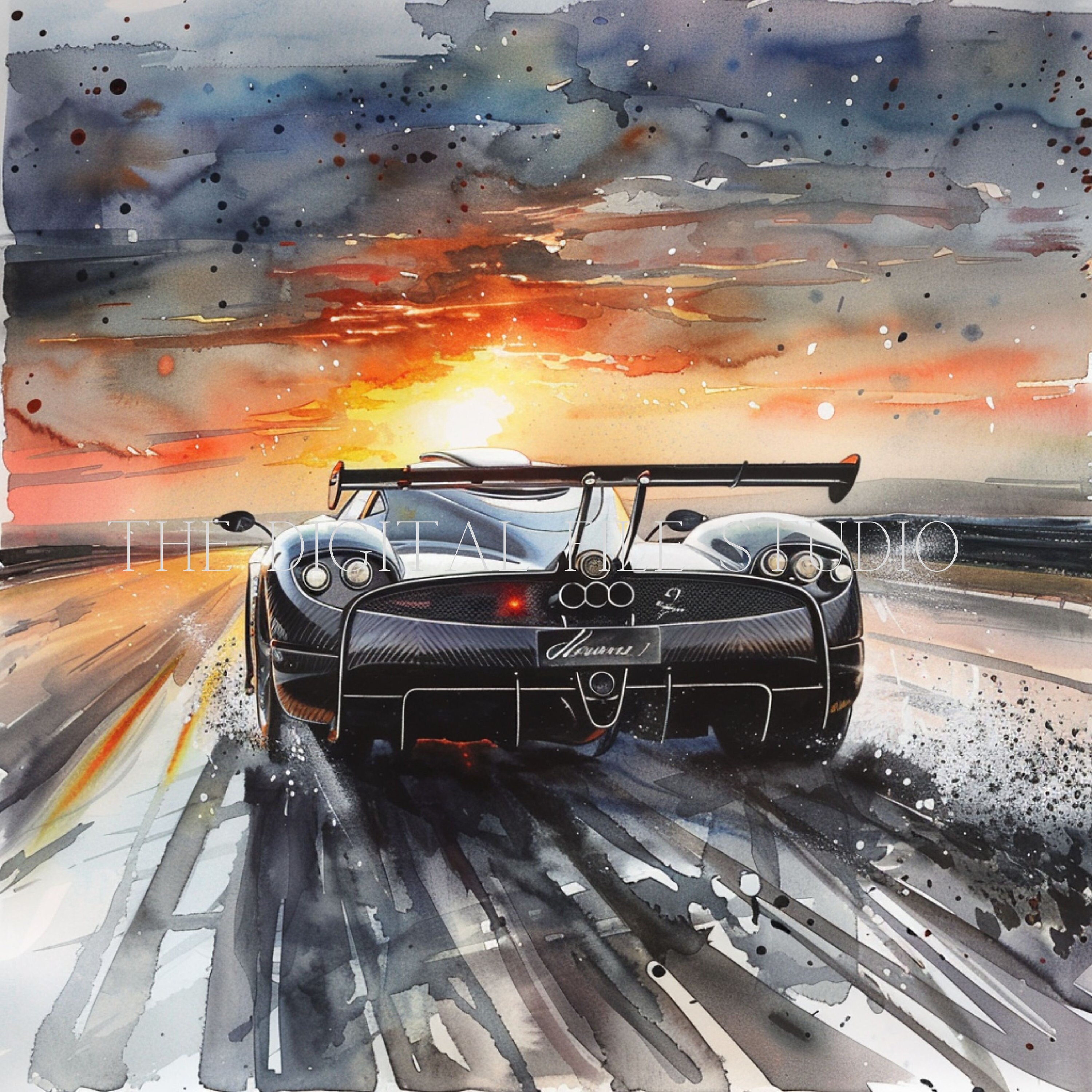 12 Pagani Zonda Type High-quality Designs PNGJPG Clip Art, Journaling ...