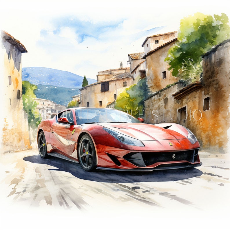 12 Ferrari 812 Competizione High-quality Designs PNGJPGPDF Clip Art ...