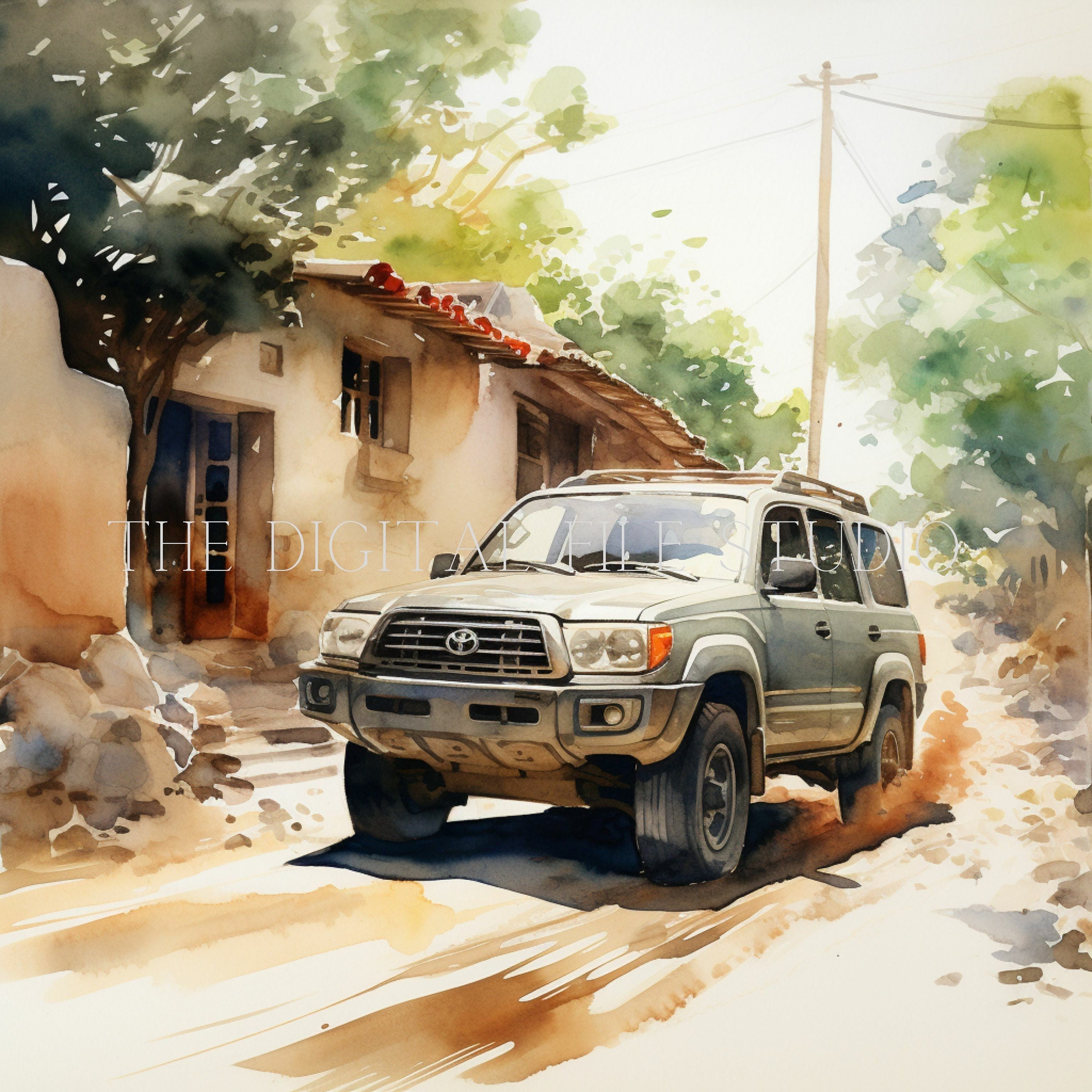 12 Toyota 4runner High-quality Designs PNGJPGPDF Clip Art , Journaling ...