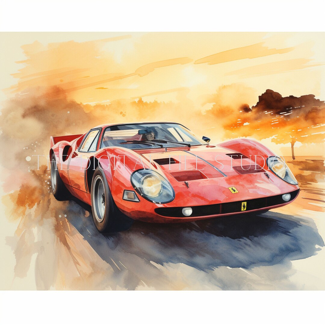 12 Ferrari 512 High-quality Designs PNGJPGPDF Clip Art , Journaling ...
