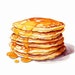 12 Watercolor Pancakes Clipart PNGJPGPDF Pancakes Digital Images ...