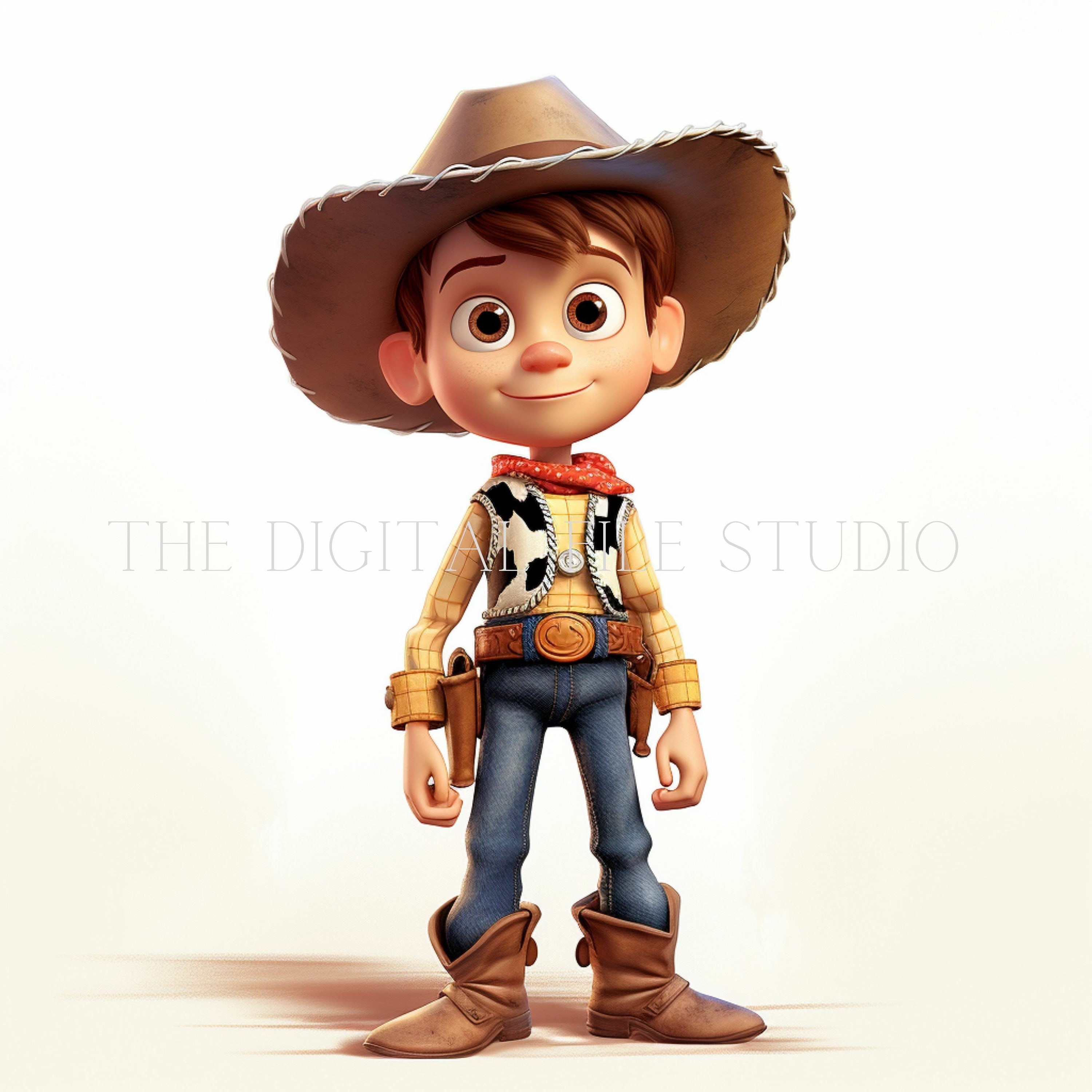 12 Cartoon Cowboy High-quality Designs PNGJPGPDF Clip Art 12 Digital ...