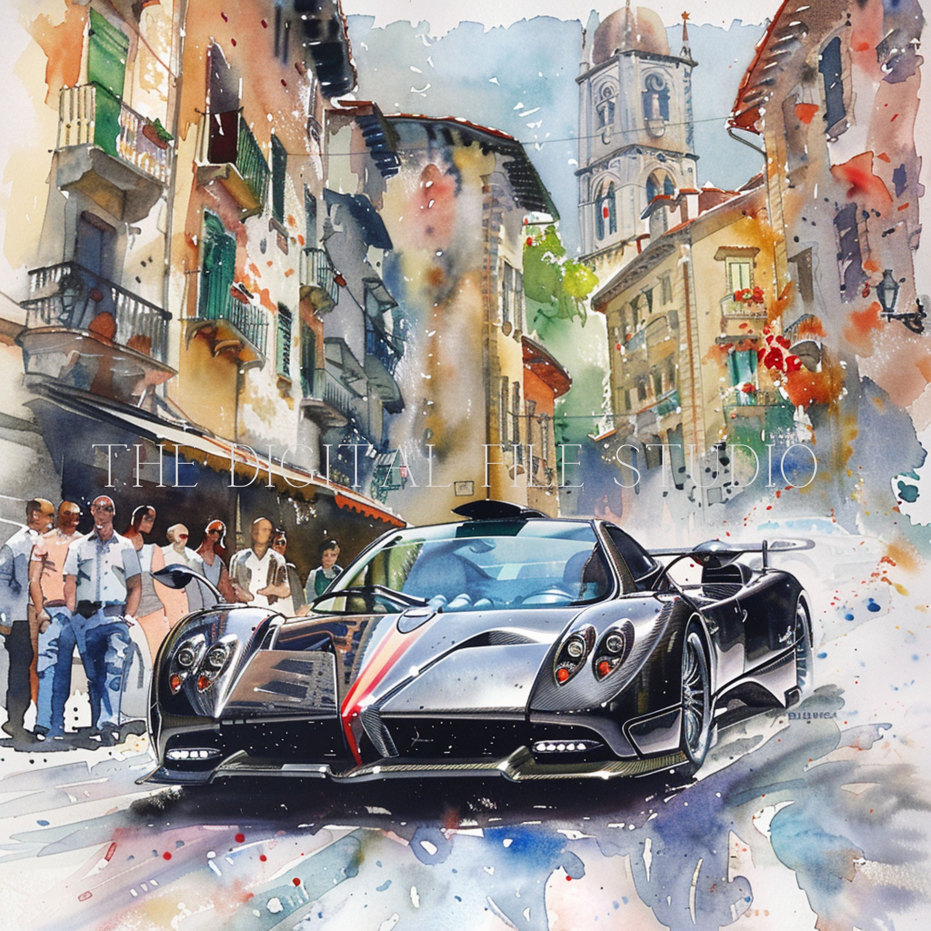 12 Pagani Zonda Type High-quality Designs PNGJPG Clip Art, Journaling ...