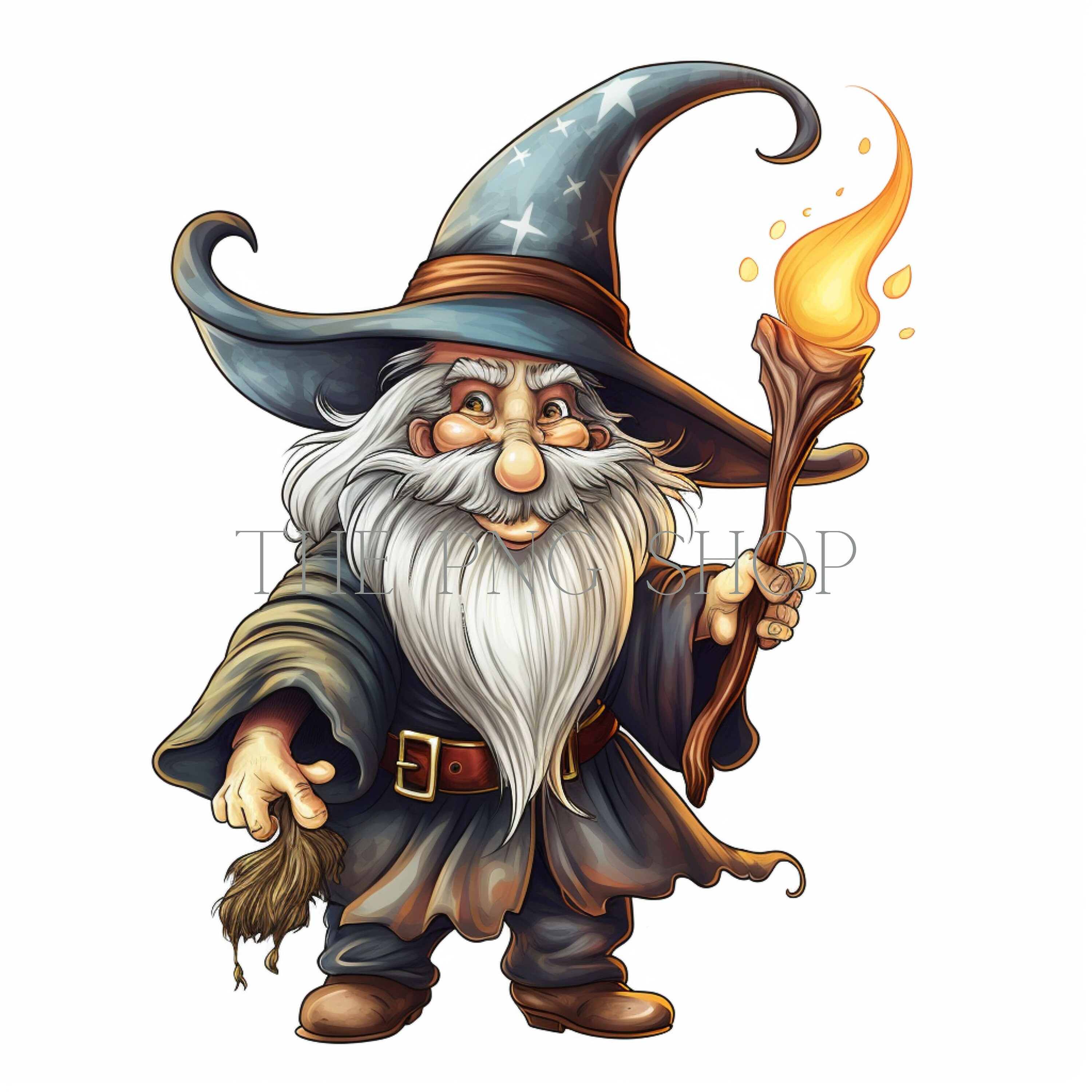Cartoon Wizards Clipart 12 High-quality PNGJPGPDF Digital Download ...