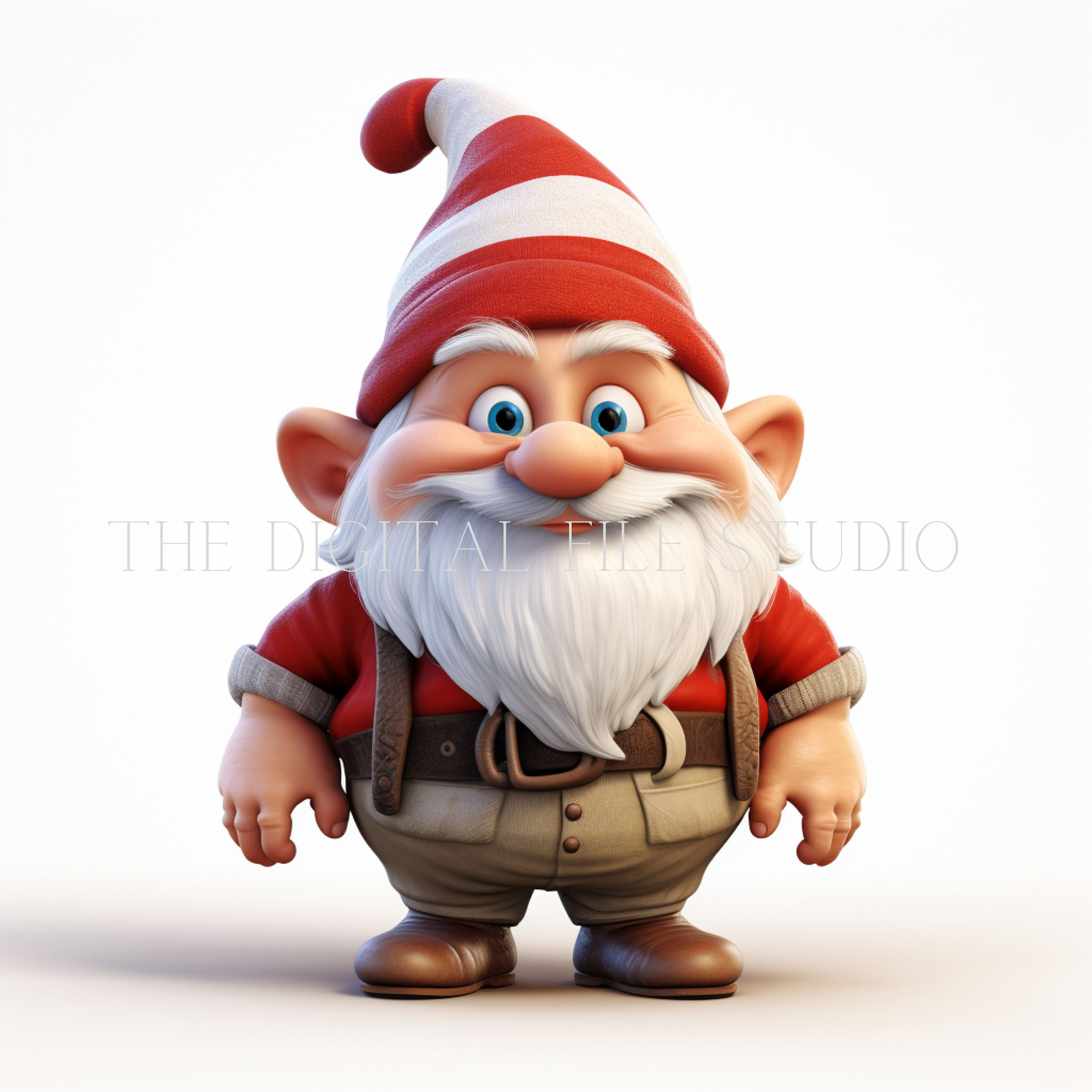 12 Cartoon Gnome High-quality Designs PNGJPGPDF Clip Art 12 Digital ...