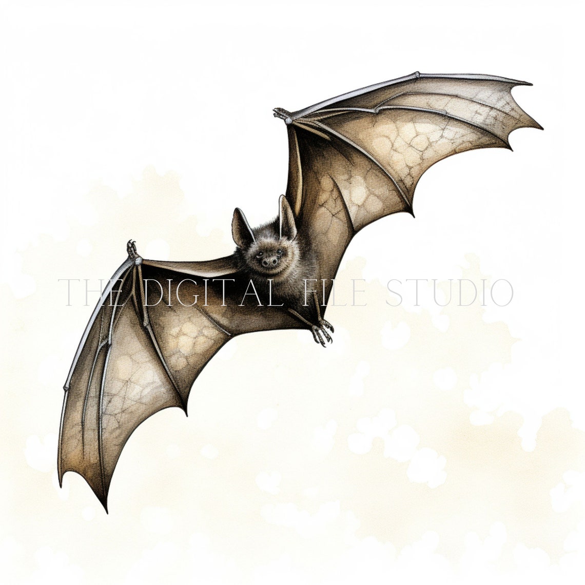 12 Bat PNGJPGPDF Clipart 12 Digital Download Animal Images Animal Art ...