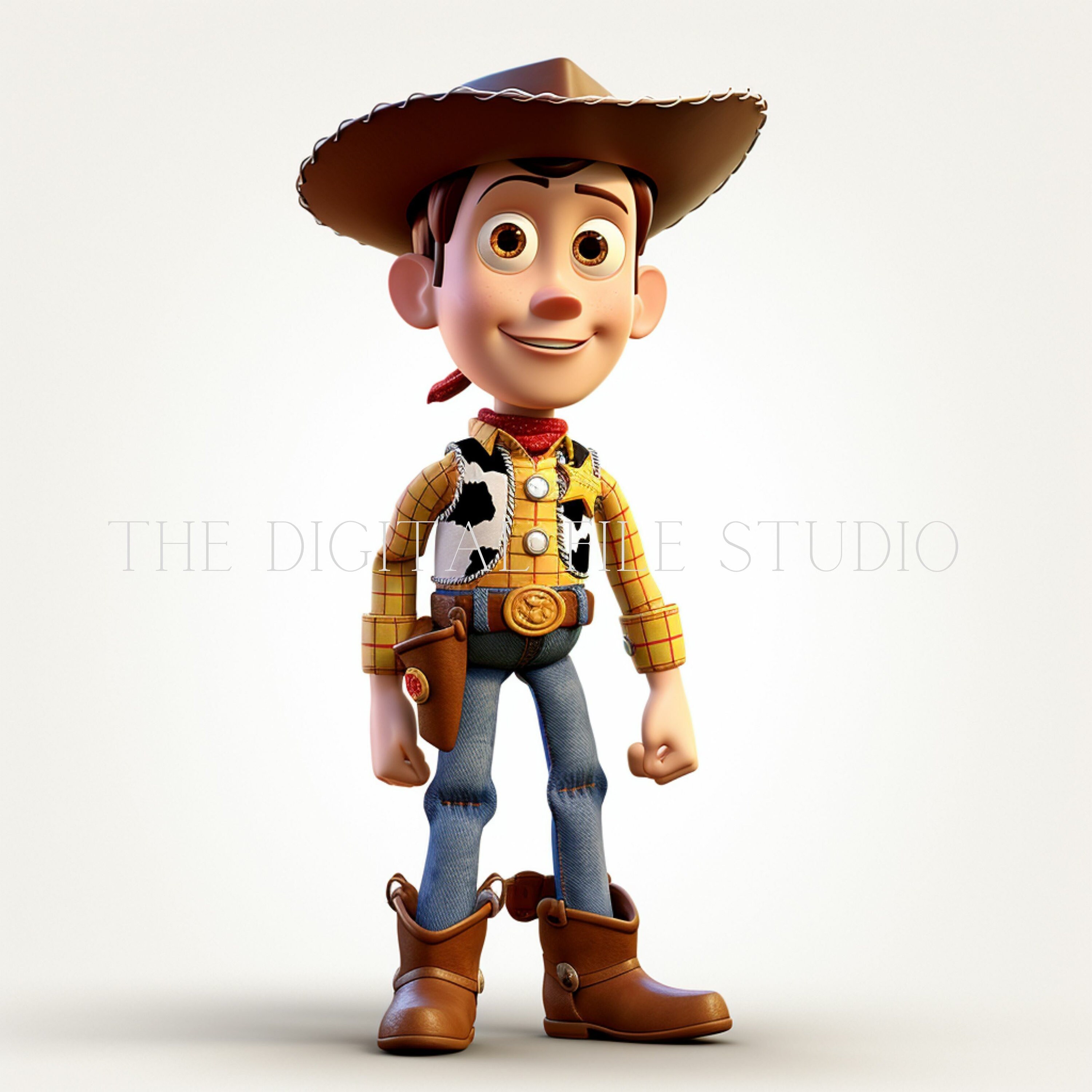 12 Cartoon Cowboy High-quality Designs PNGJPGPDF Clip Art 12 Digital ...