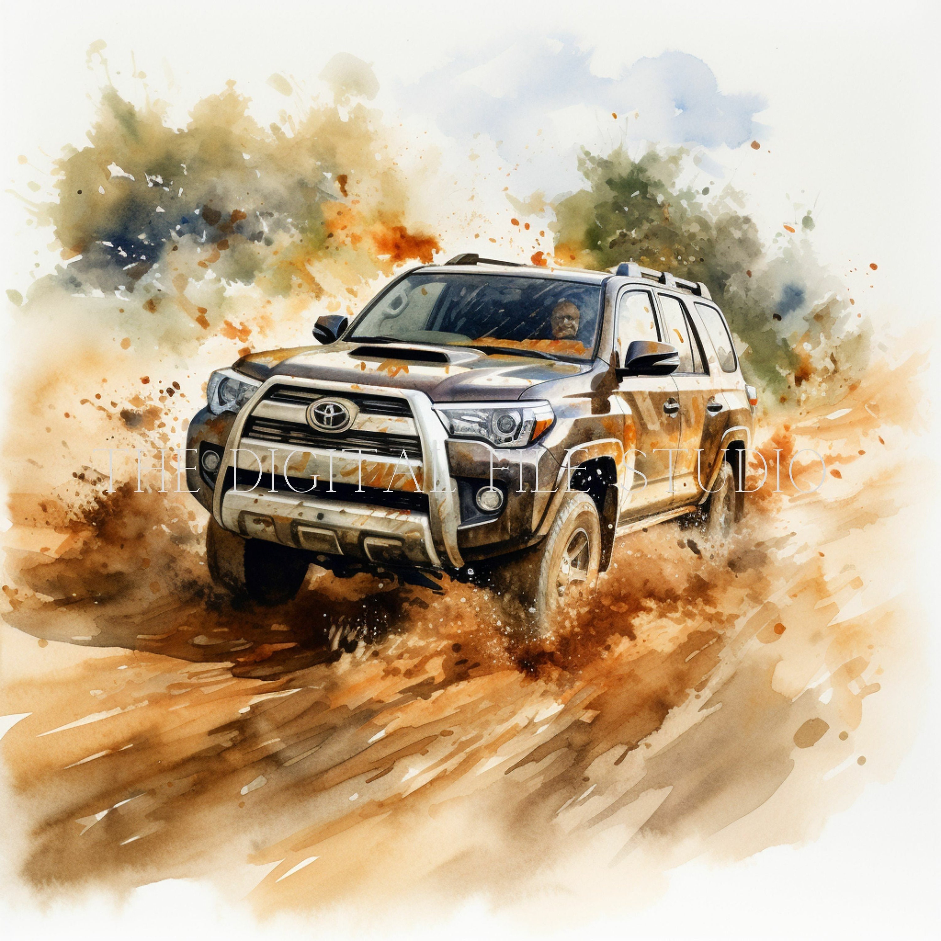 12 Toyota 4runner High-quality Designs PNGJPGPDF Clip Art , Journaling ...