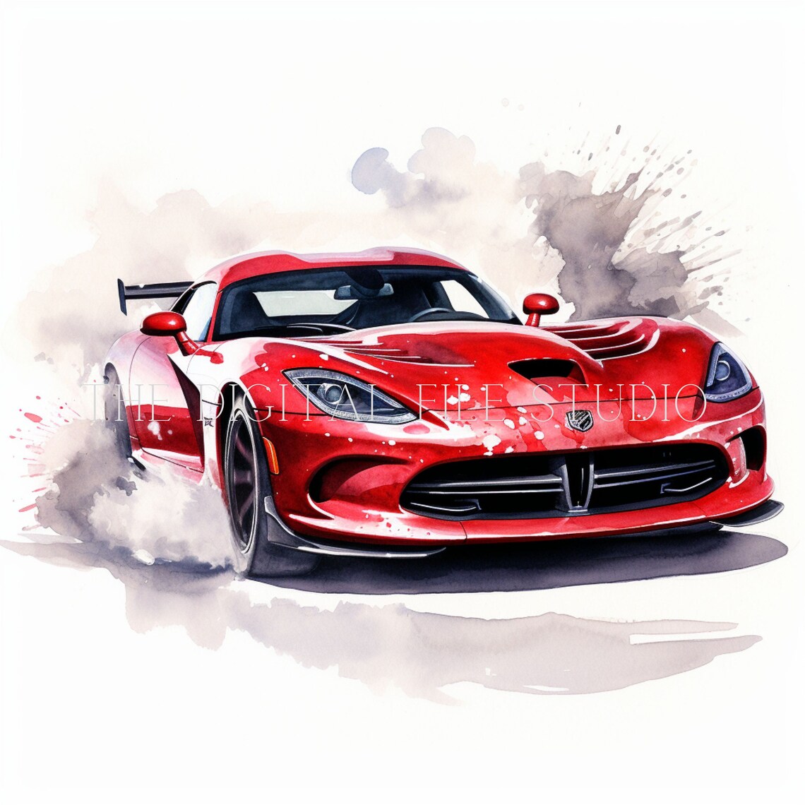 12 Dodge Viper High-quality Designs PNGJPGPDF Clip Art, Journaling ...