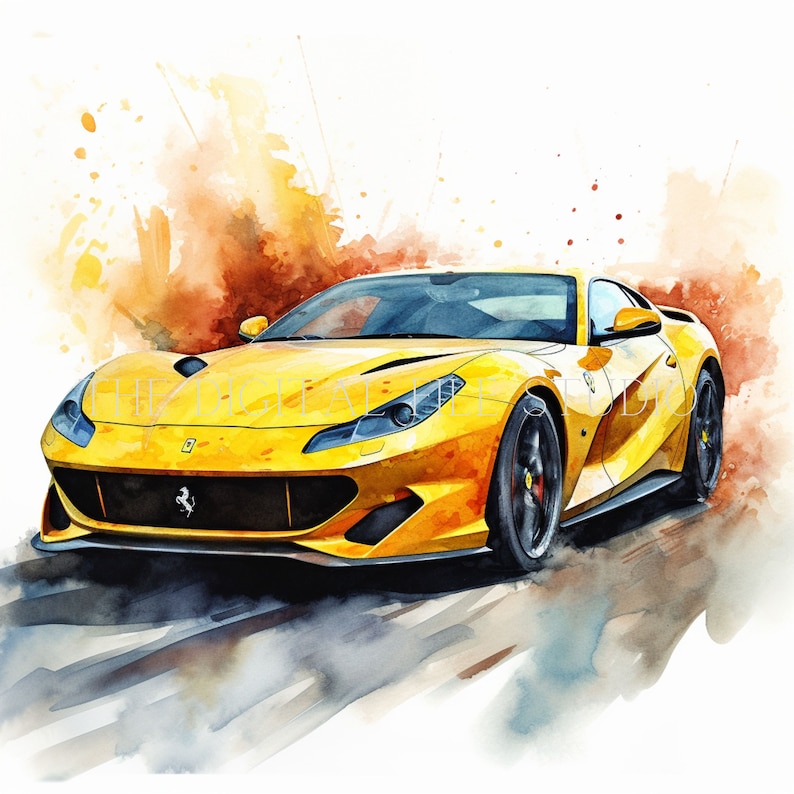 12 Ferrari 812 Competizione High-quality Designs PNGJPGPDF Clip Art ...