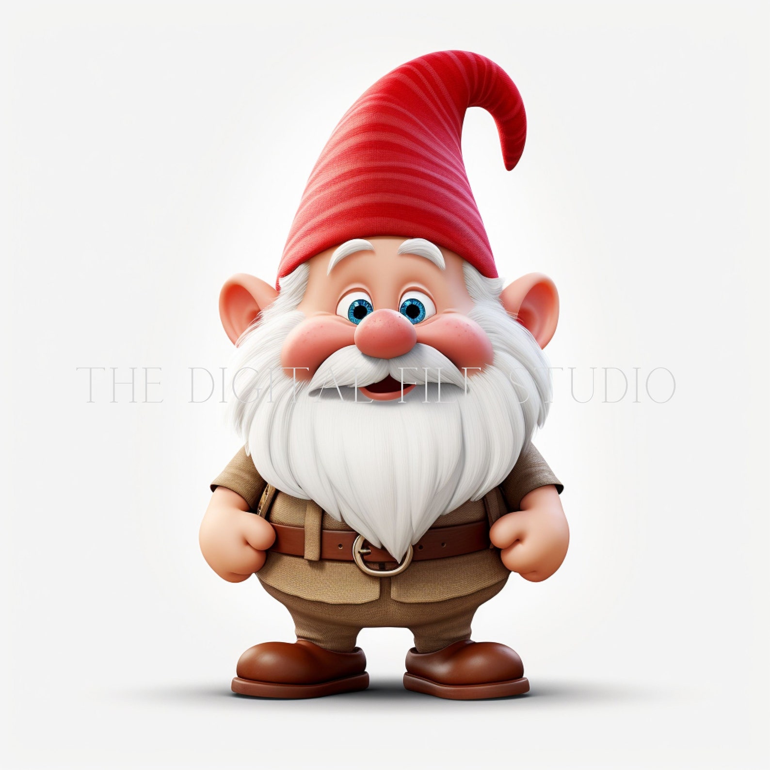 12 Cartoon Gnome High-quality Designs PNGJPGPDF Clip Art 12 Digital ...