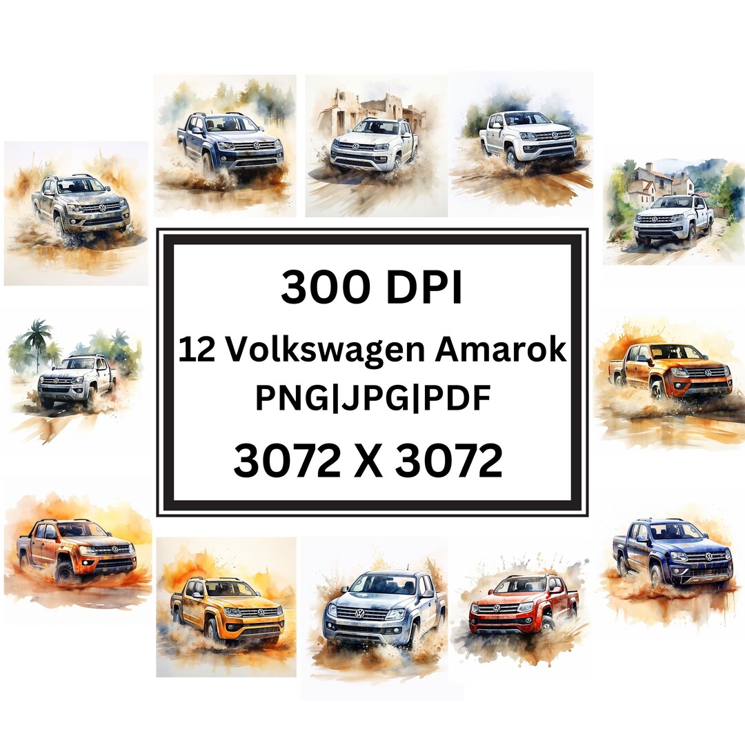 12 Volkswagen Amarok High-quality Designs PNGJPGPDF Clip Art ...