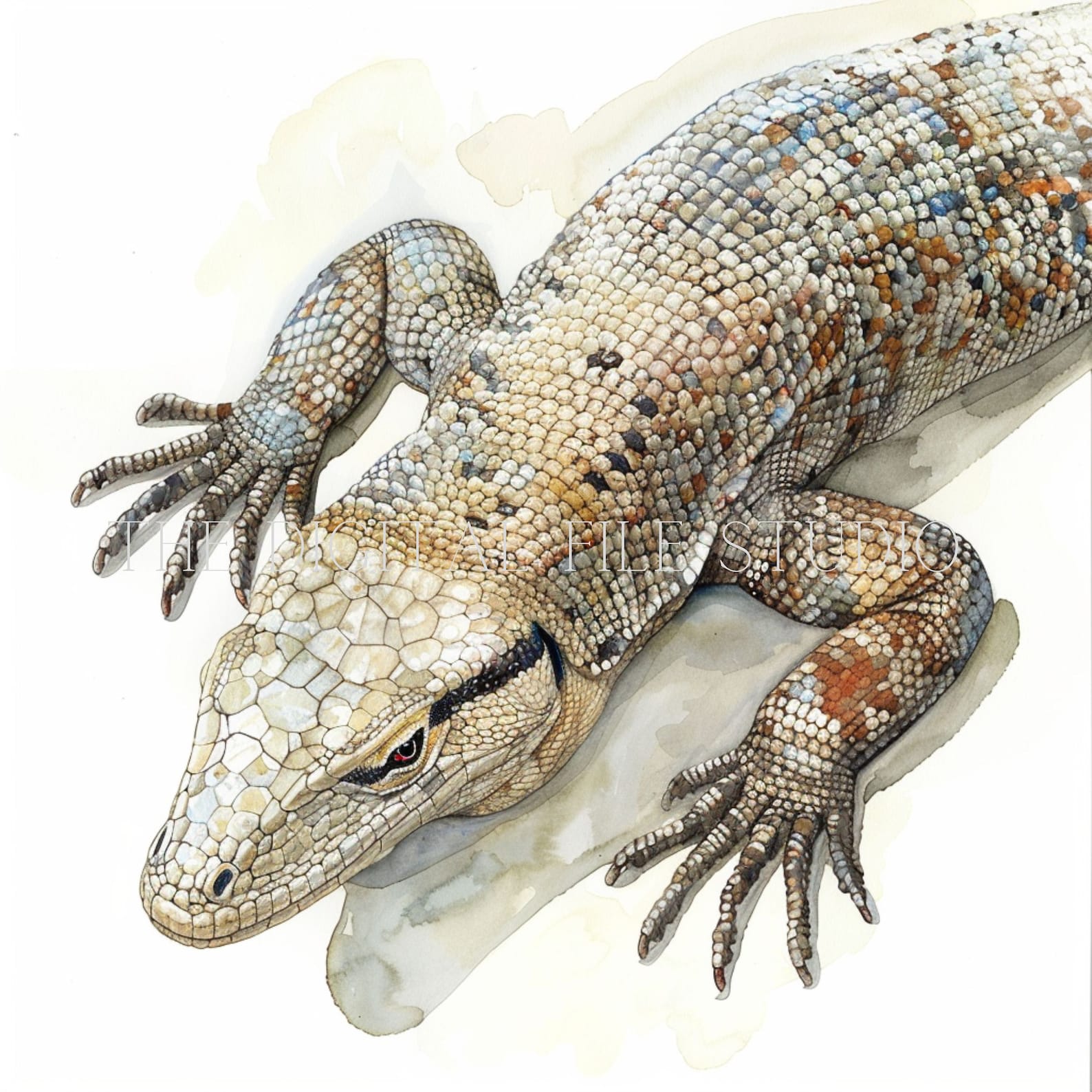 12 Monitor Lizard PNGJPGPDF Clipart 12 Digital Download Animal Images ...