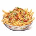 12 Watercolor Loaded Fries Clipart PNGJPGPDF Loaded Fries Digital ...