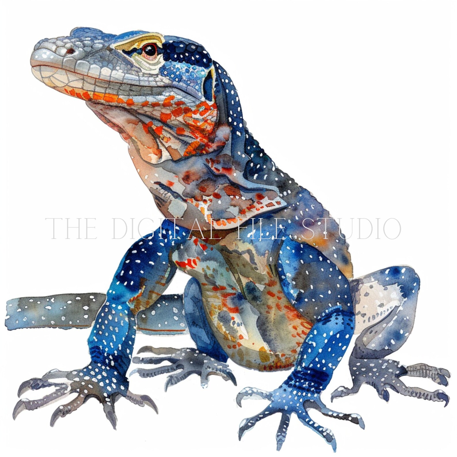 12 Monitor Lizard PNGJPGPDF Clipart 12 Digital Download Animal Images ...