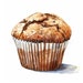 12 Watercolor Muffins Clipart PNGJPGPDF Digital Images Graphics ...